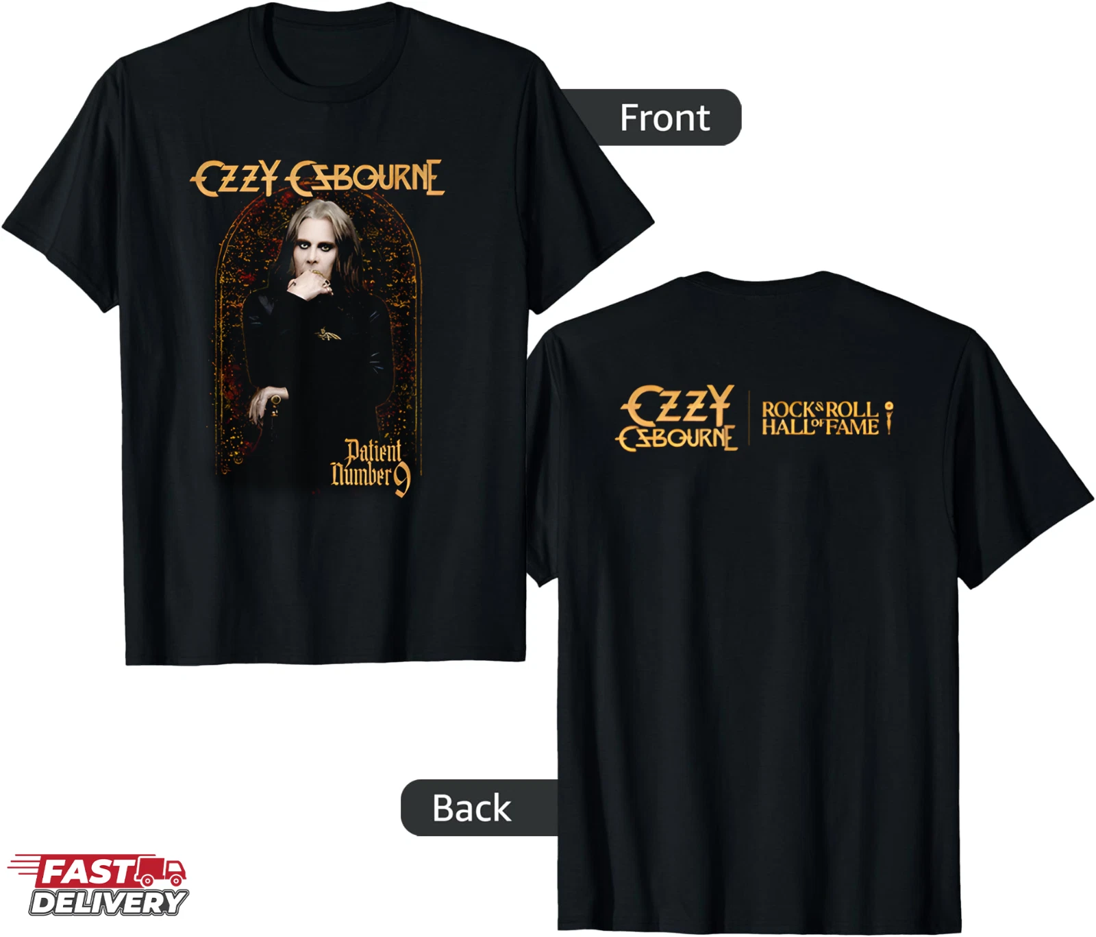 Ozzy Osbourne Patient No. 9 Rock & Roll Hall of Fame T-Shirt, Gift for ...