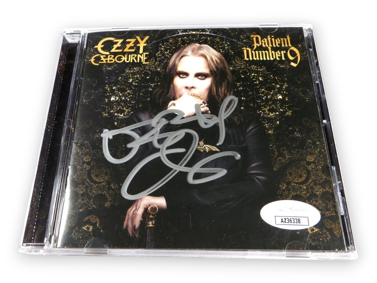 Ozzy Osbourne Signed Autographed CD Booklet Patient Number 9 JSA ...