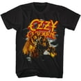 Ozzy Osbourne T Shirt BARK AT THE MOON BATM Mens Bat Logo Official ...