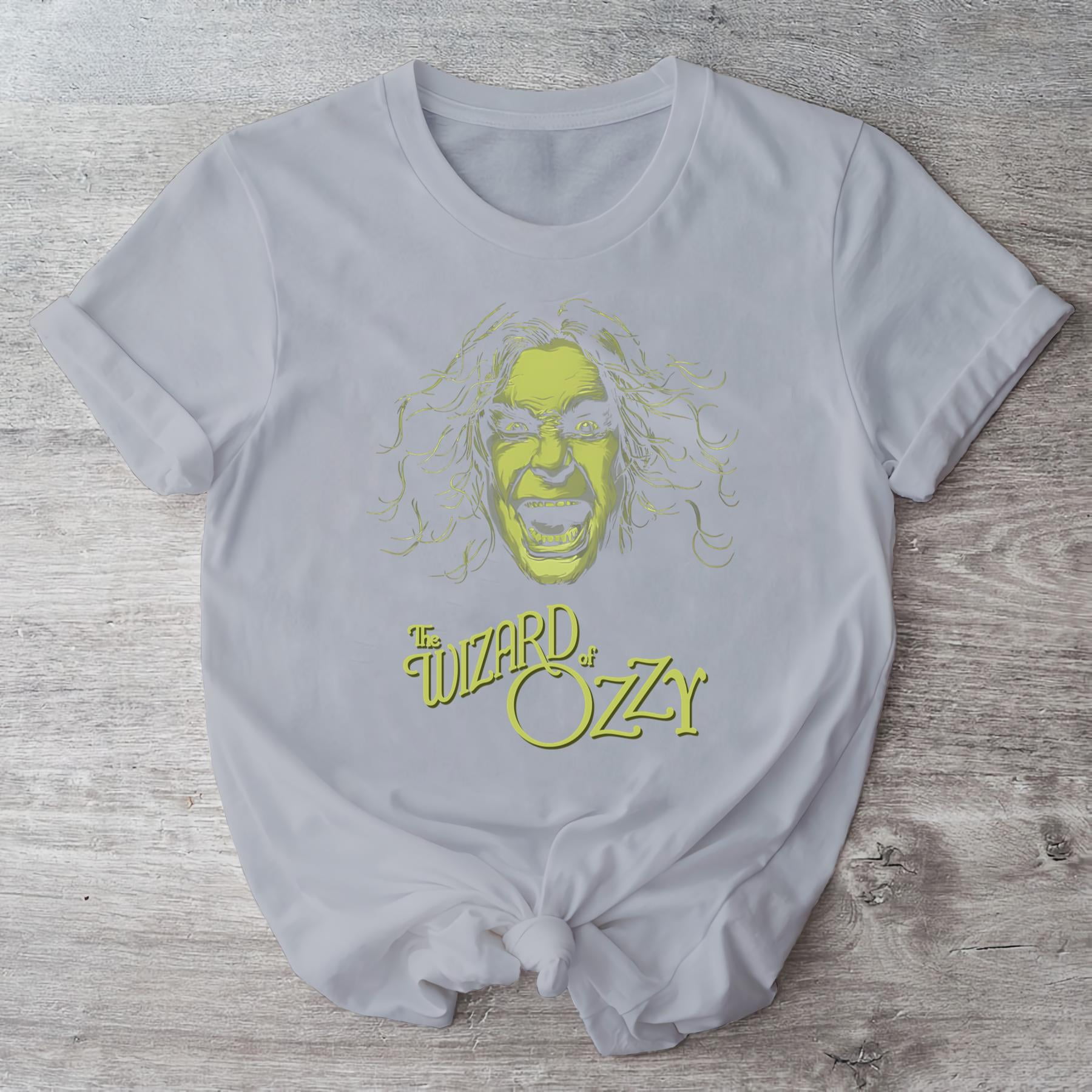 Ozzy Osbourne The Wizard of Ozzy Metal, Rock Band T-Shirt Black S-3XL ...