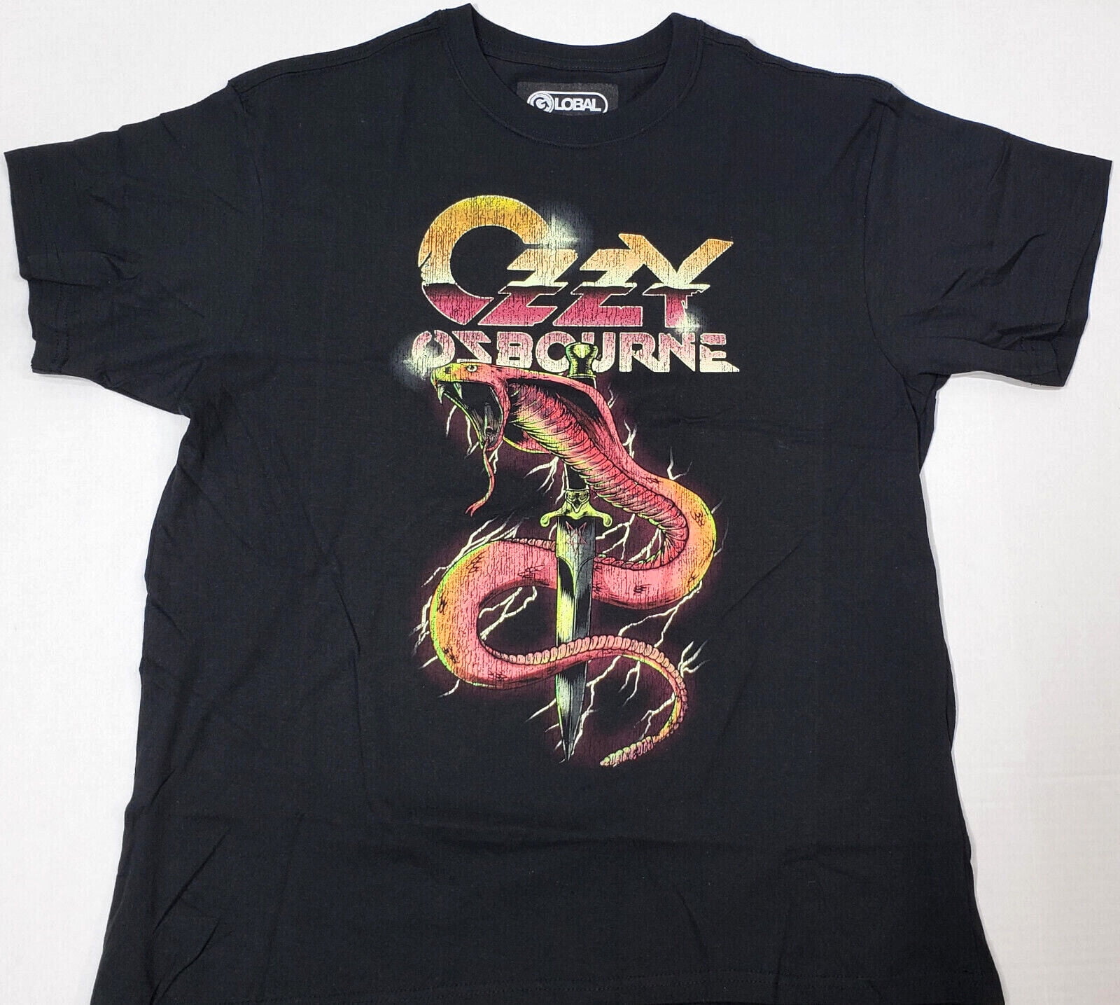 Ozzy Osbourne Vintage Snake Dagger T-shirt Global Licensed Heavy Metal ...