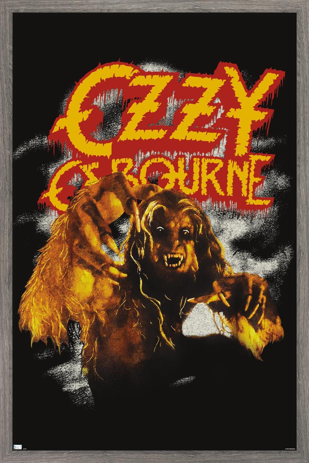 Ozzy Osbourne - Vintage Werewolf Wall Poster, 22.375" x 34" Framed ...