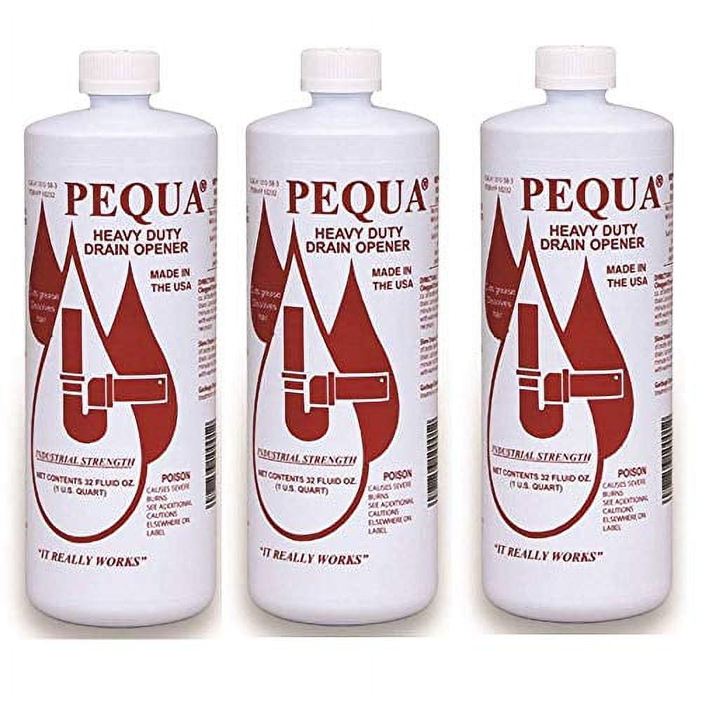 P-10232 32 oz Pequa Drain Opener (3) - Walmart.com