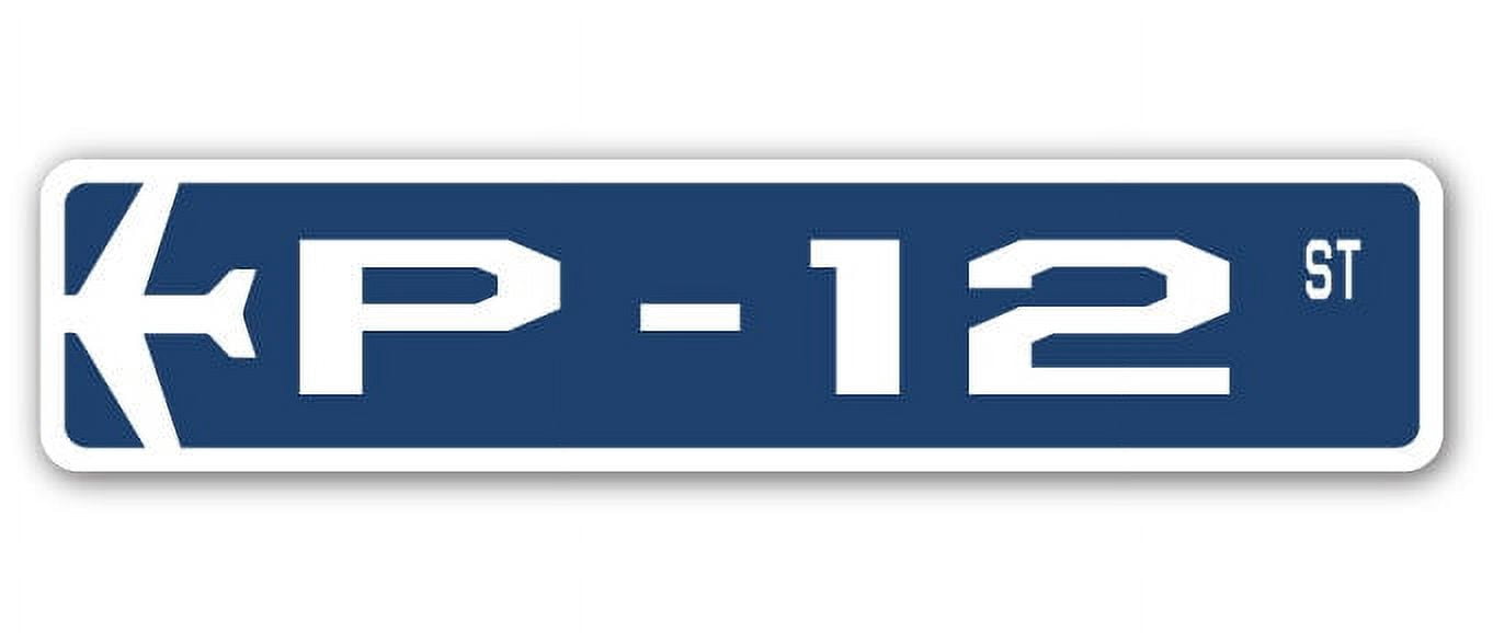 P-12 Street Sign Air Force Aircraft Military | Indoor/Outdoor | 18 ...