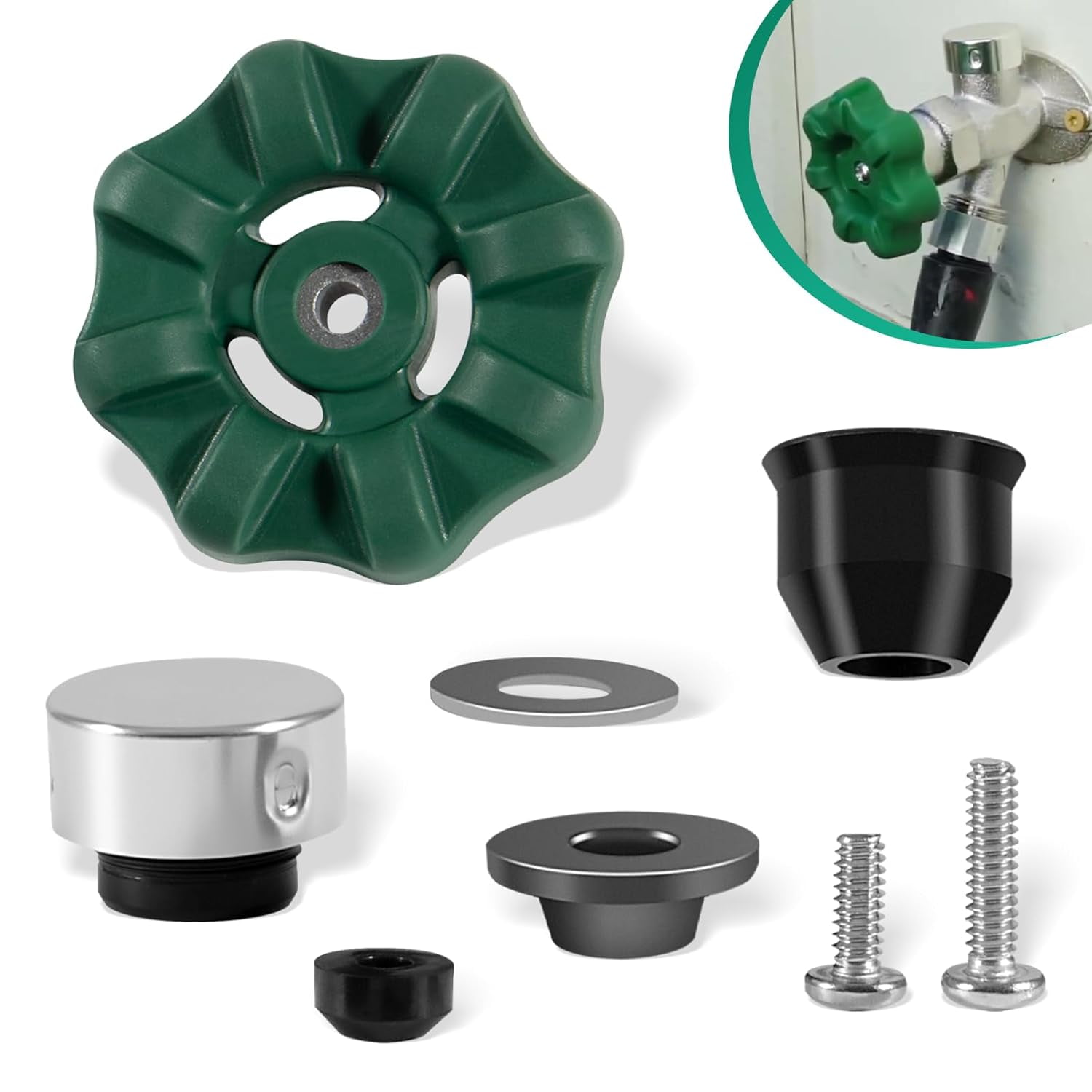 P-164KT-807 Complete Wall Hydrant Service Repair Kit for Prier P-164 Series Wall Hydrant ...