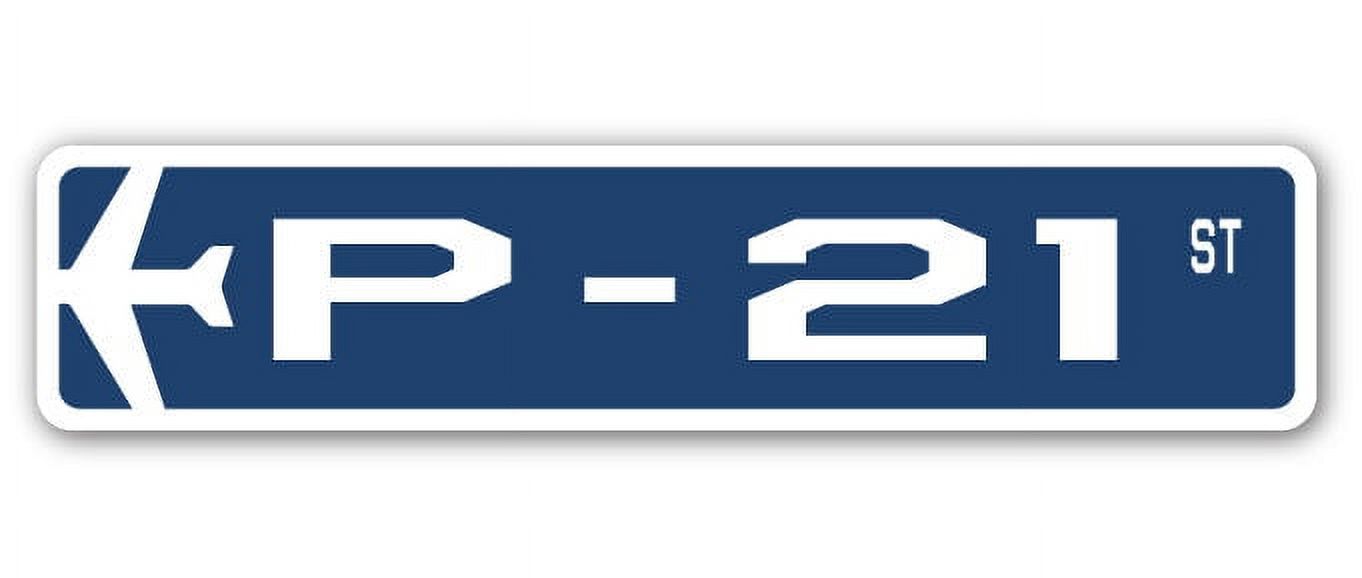 P-21 Street Sign Air Force Aircraft Military | Indoor/Outdoor | 30 ...