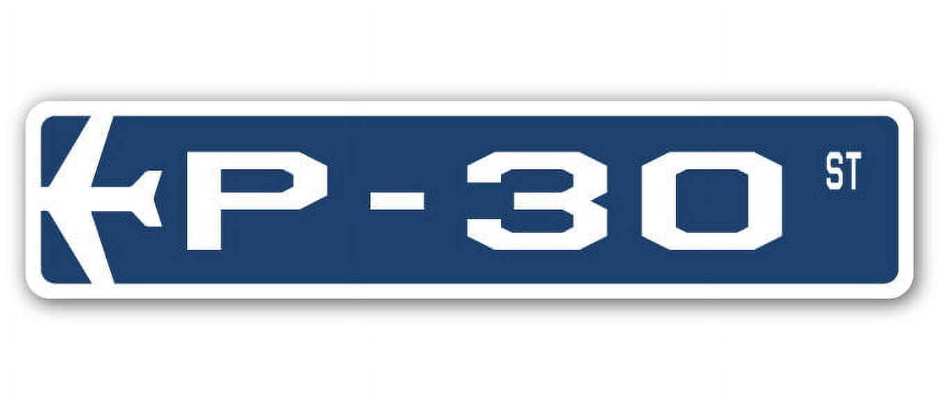 P-30 Street Sign Air Force Aircraft Military | Indoor/Outdoor | 36 ...