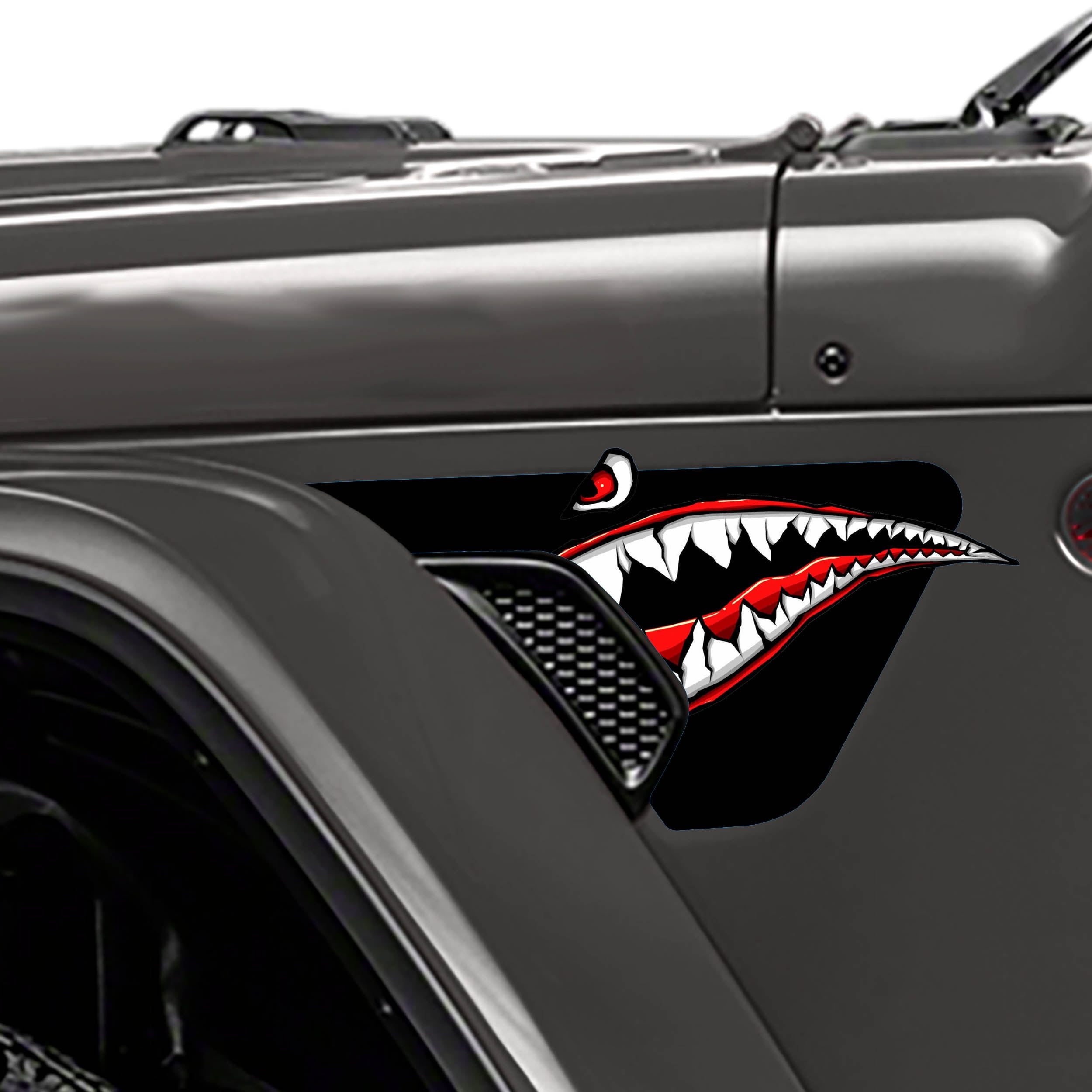 P-40 Warhawk Fender Vent Decals for 2018+ Jeep Wrangler JL JLU & 2020 ...