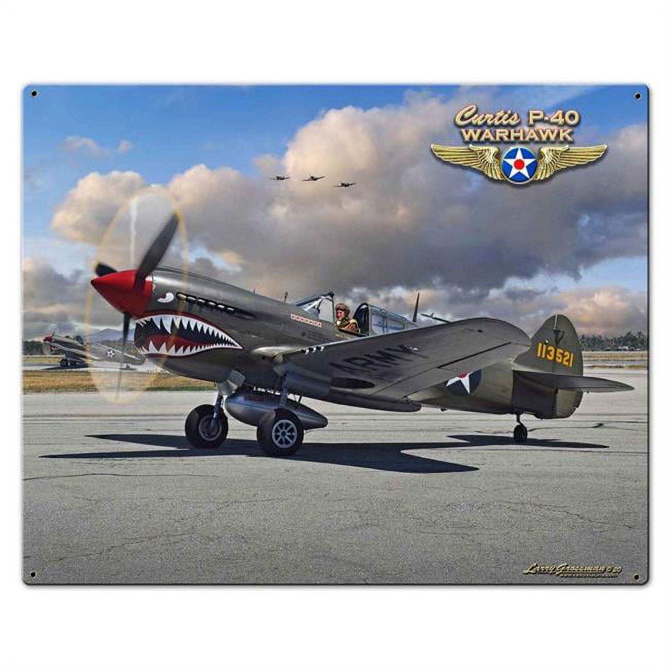 P-40 Warhawk Sign - Walmart.com