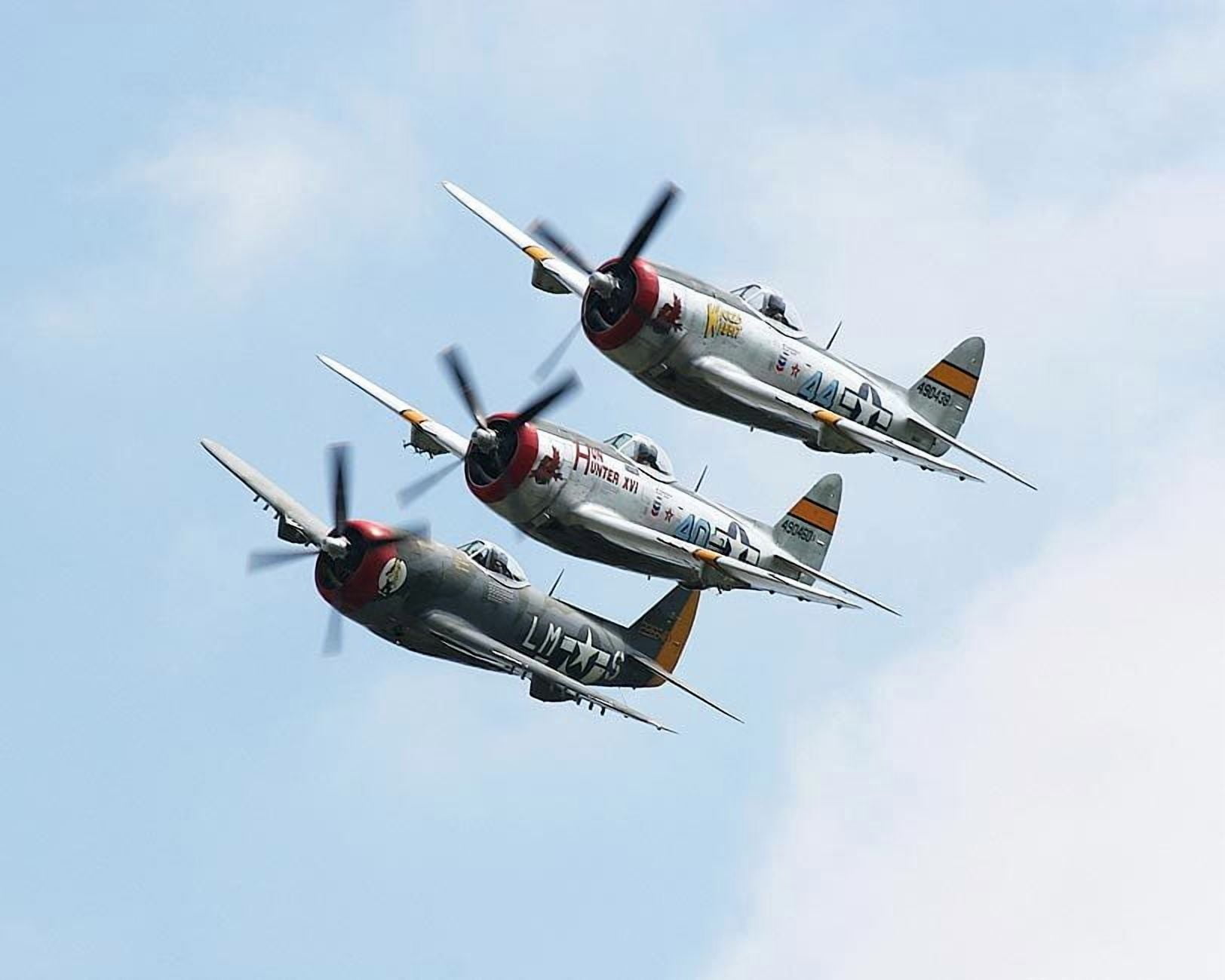 P-47 Thunderbolt Fighter Aircraft Style - A - 20x30 Inch Laminated ...