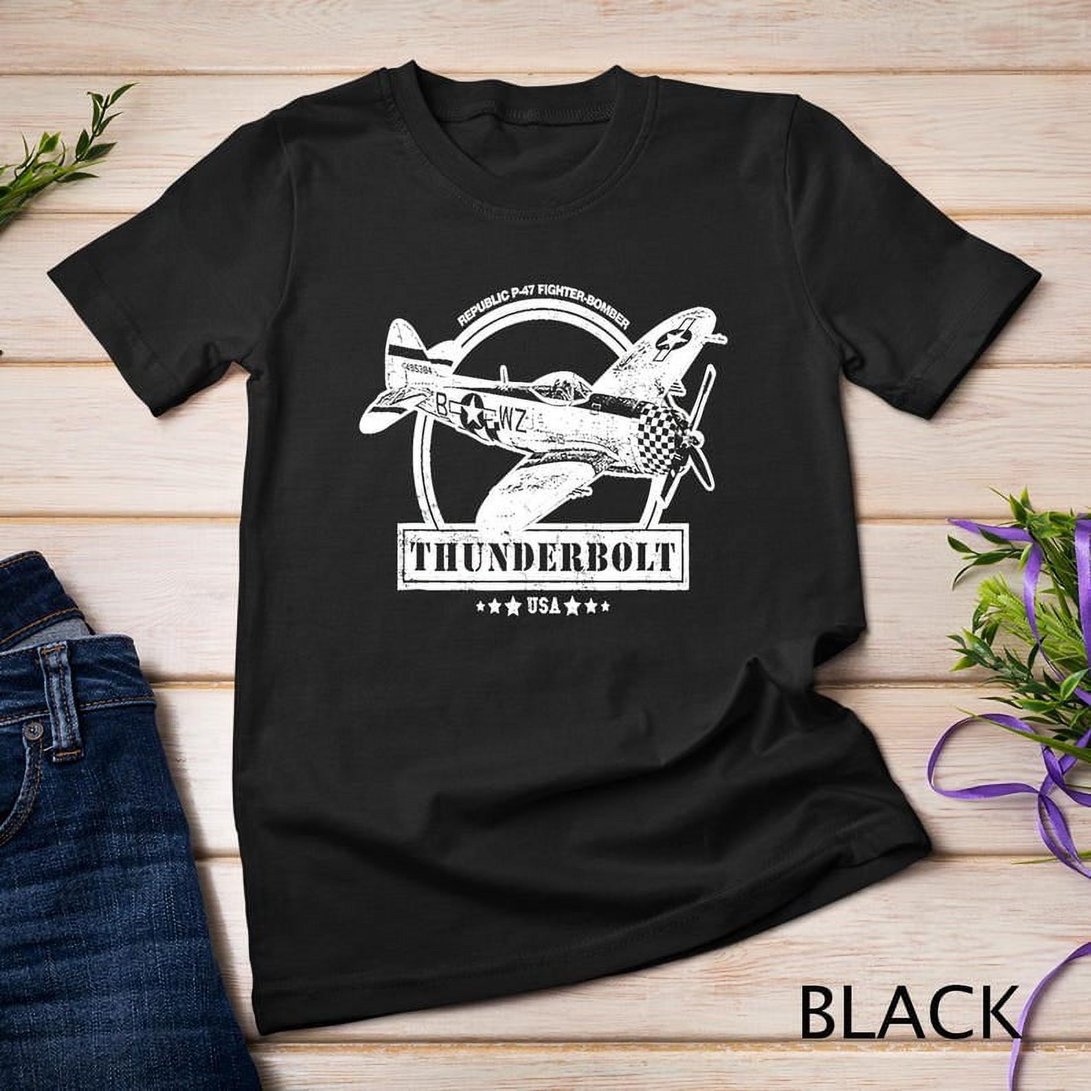 P-47 Thunderbolt WW2 Aircraft T-Shirt - Walmart.com