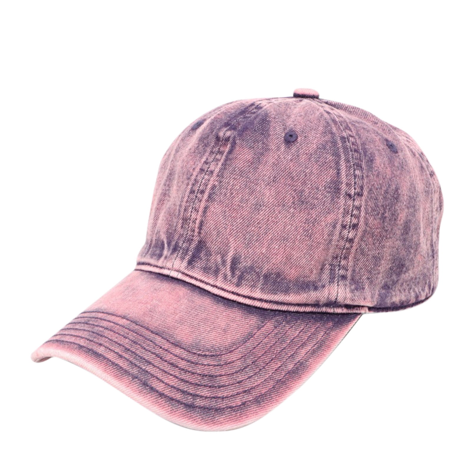P-470 Purple Baseball Cap Adjustable Classic Low Hat Unconstructed ...