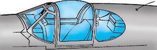 P-51 B Mustang "Malcolm Hood" Vacuform Canopy for Monogram (1/48 model ...