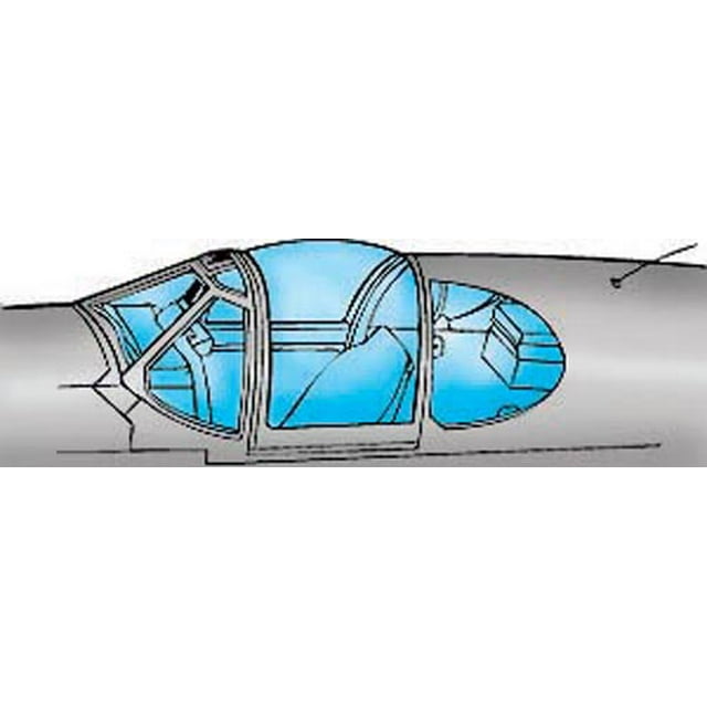 P-51 B Mustang "Malcolm Hood" Vacuform Canopy for Monogram (1/48 model ...