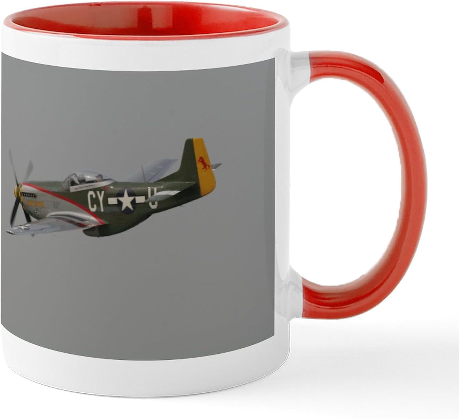 P 51 Mustang, Mug 11 oz (325 ml) Ceramic Coffee Mug - Walmart.com
