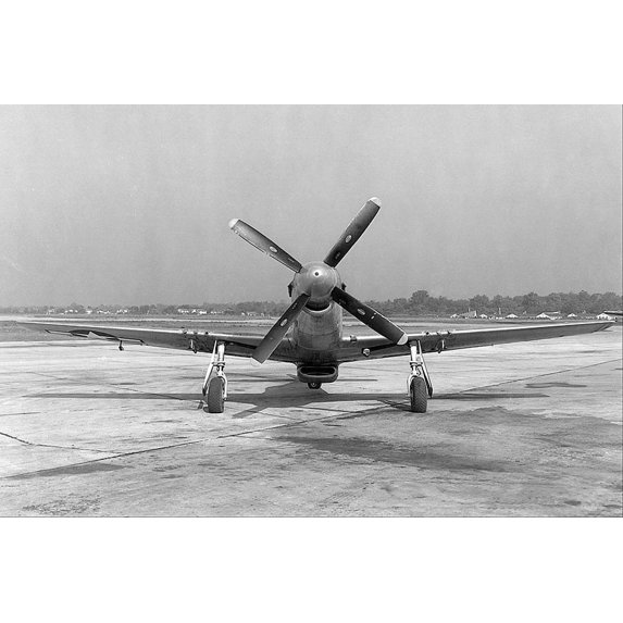 P-51 Mustang WWII Aircraft - 20x30 Inch Laminated Aviation Poster ...
