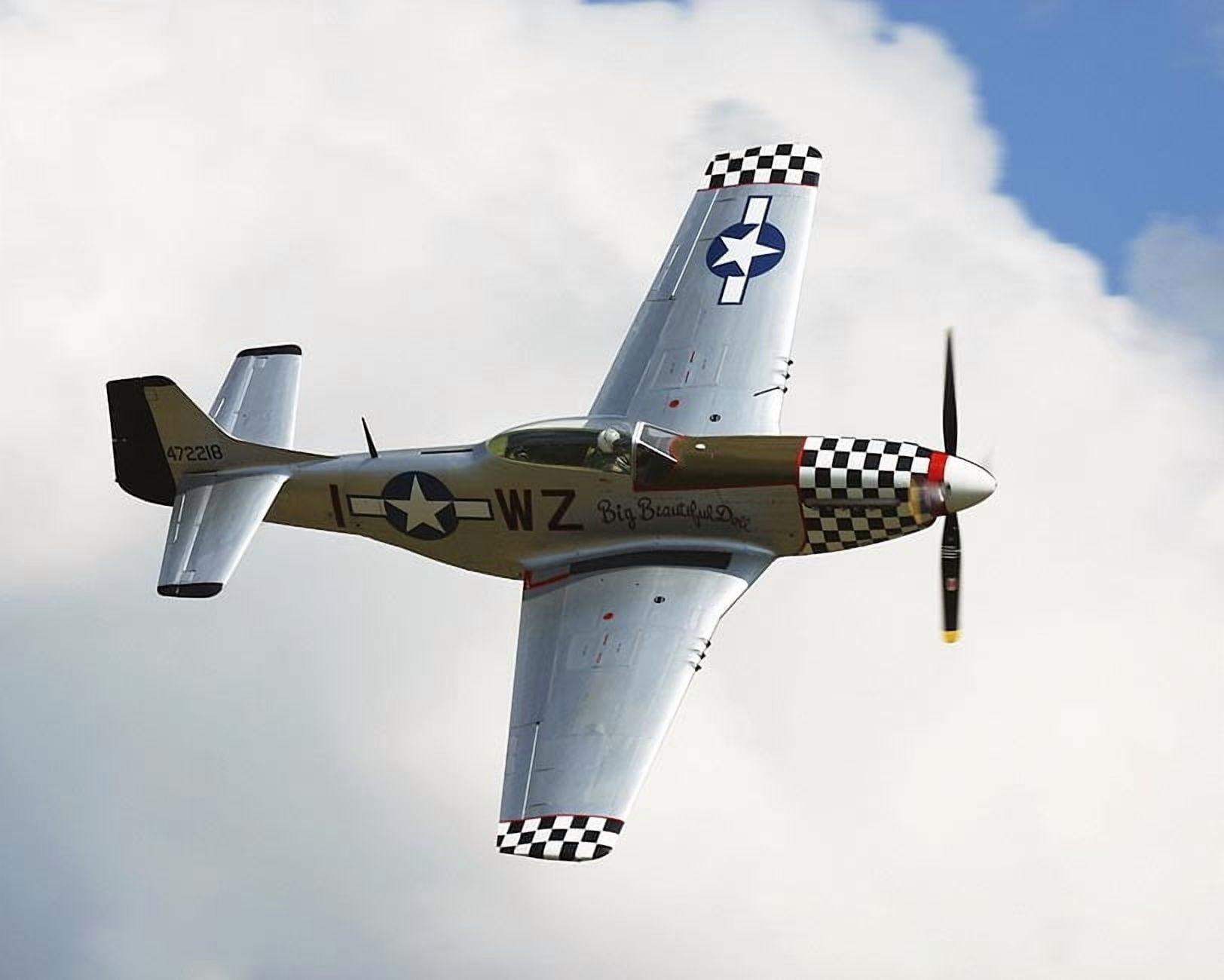 P-51 / P-51D Mustang Big Beautiful Doll - 24x36 Inch Glossy Laminated ...