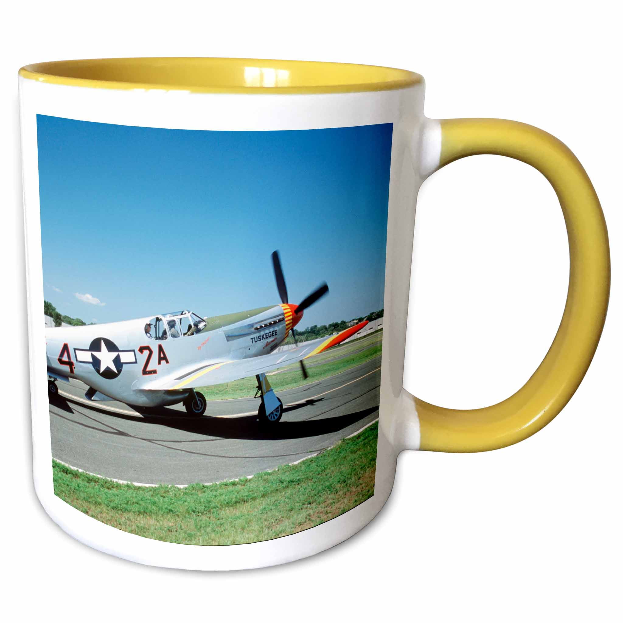 3drose, P-51c Tuskegee Airmen Red Tail War Plane - Us24 Bfr0079 ...