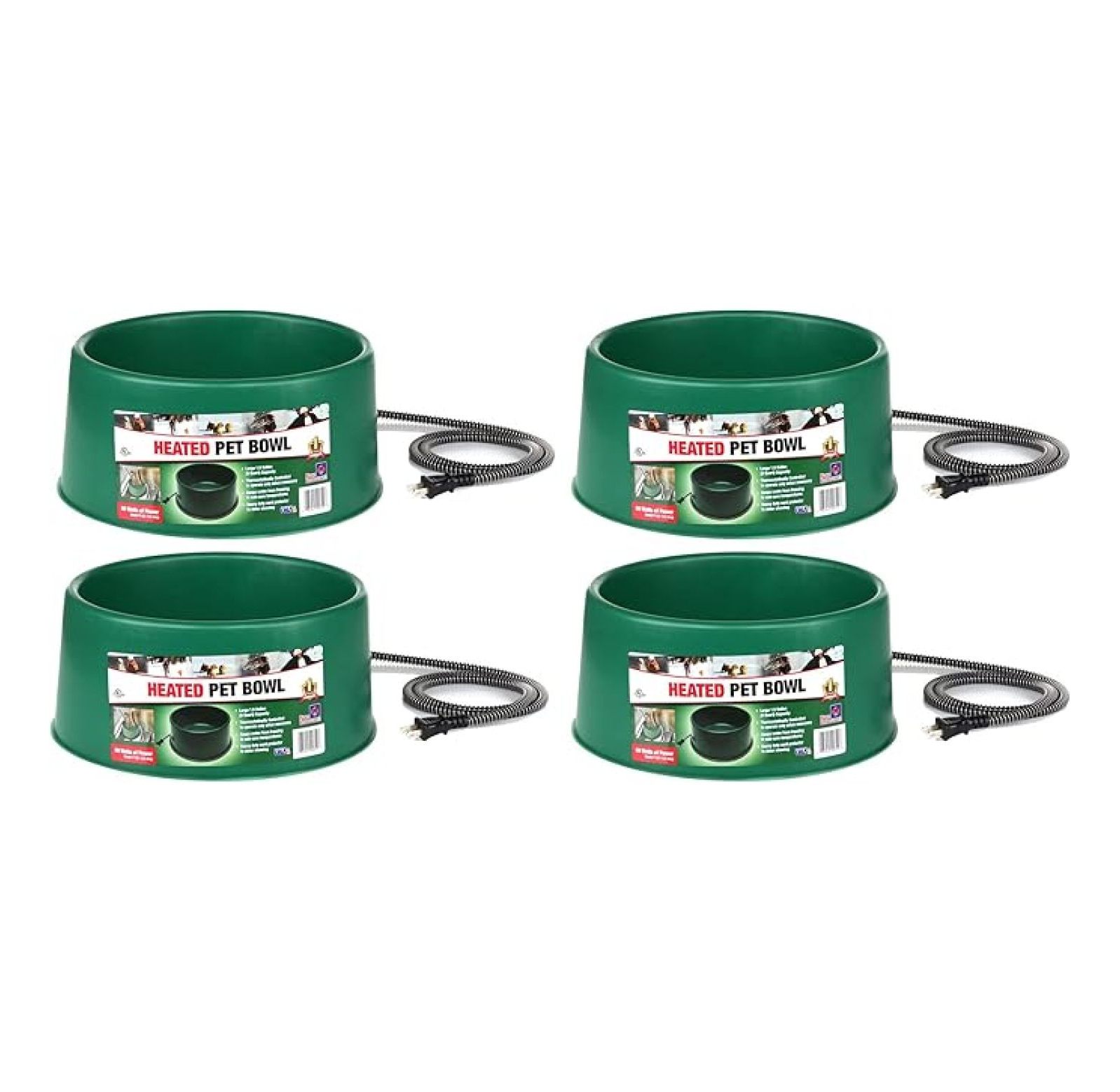 P-60 1.5 Gallon 60 Watt Heated Pet Water Bowl, Thermostatic Control ...