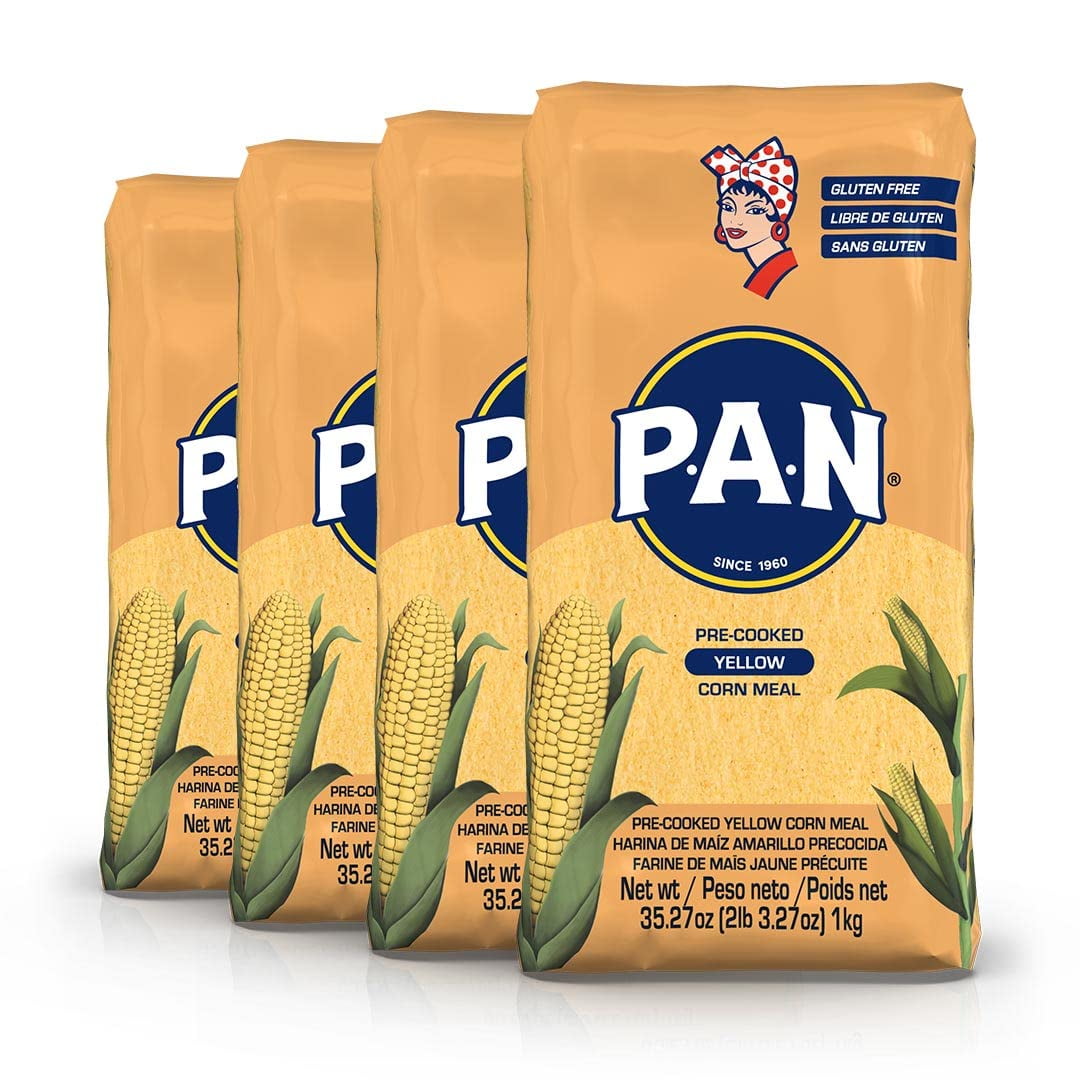 P.A.N. Yellow Corn Meal â€“ Pre-cooked Gluten Free and Kosher Flour for ...