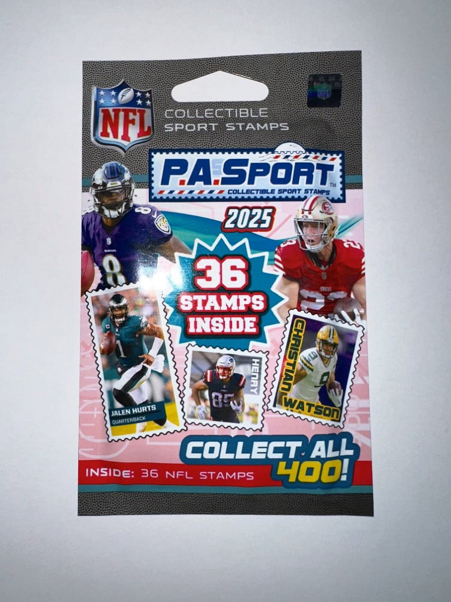 P.A. Sport NFL Series 3 Stamps 36 count Pack - Walmart.com