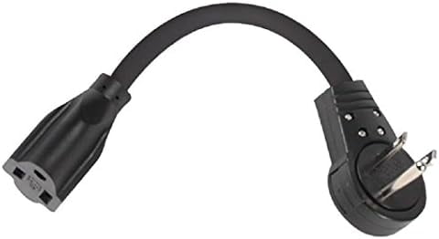 P-A000146N - 6" Extension Cord with Flat Rotating Plug - Black$$Tools ...