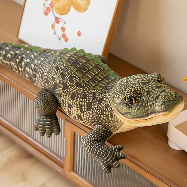 P Alligator Plush Reptile Toy, Giant 39 Inch Stuffed Animal for Kids 3 ...