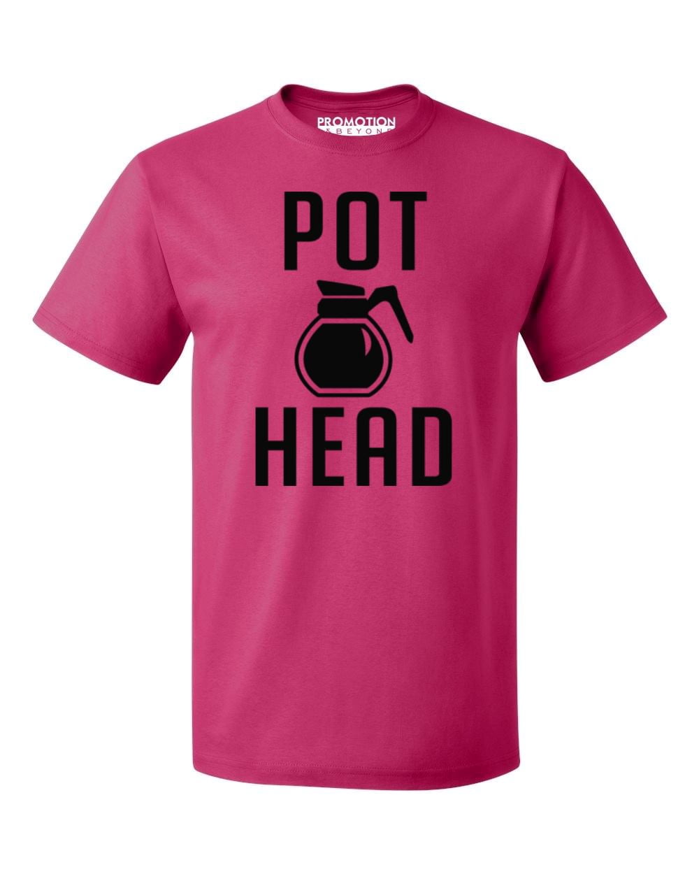 P&B Coffee Pot Head Men's T-shirt, Cyber Pink, M - Walmart.com