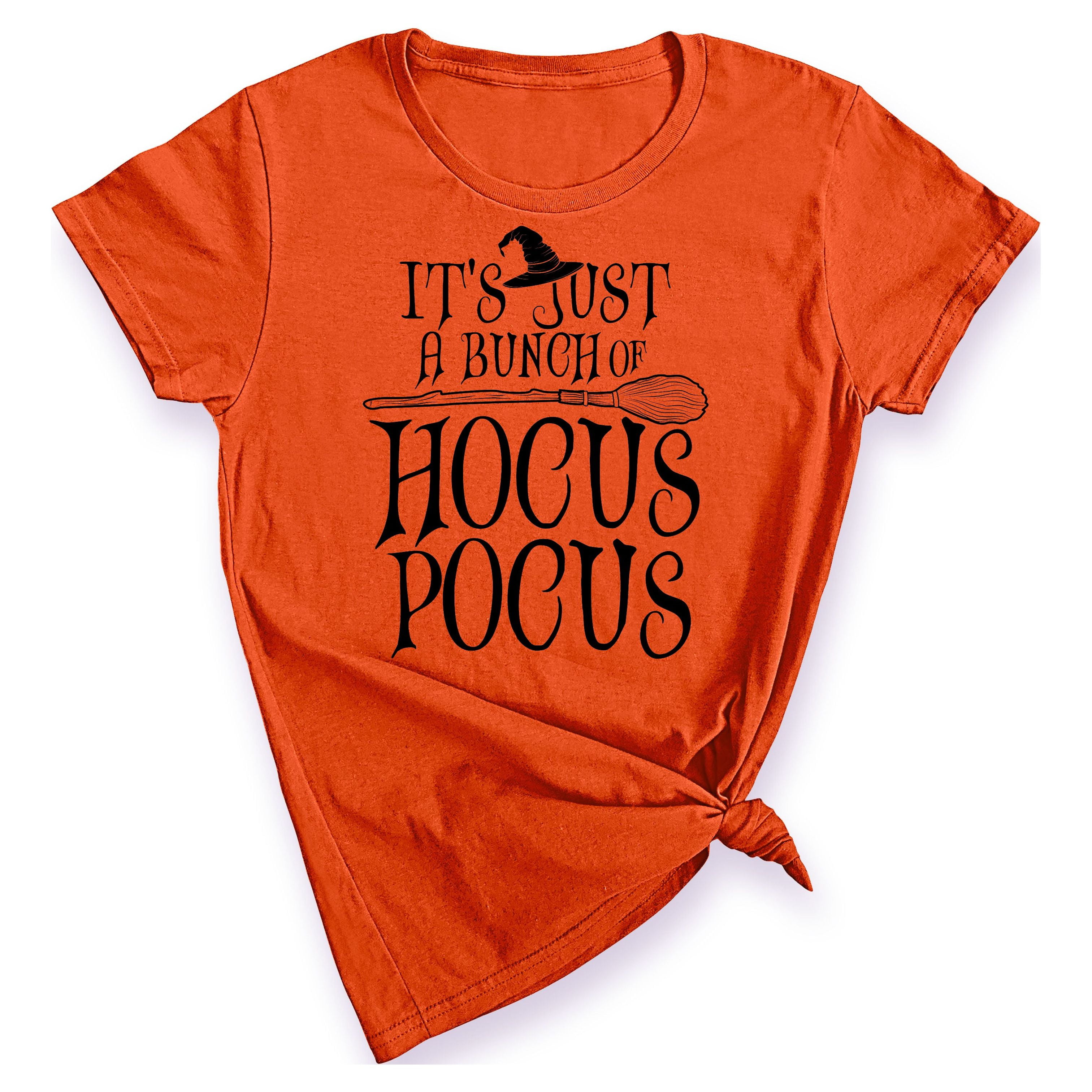 P&B It's Just A Bunch of Hocus Pocus Women's T-shirt, L, Orange ...