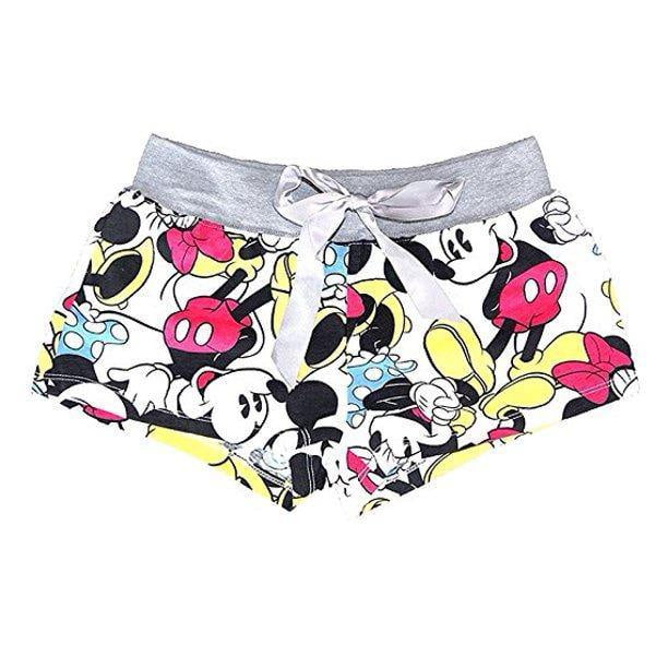 Juniors' Mickey & Minnie Mouse Hugs Pajama Boxer Shorts - Walmart.com