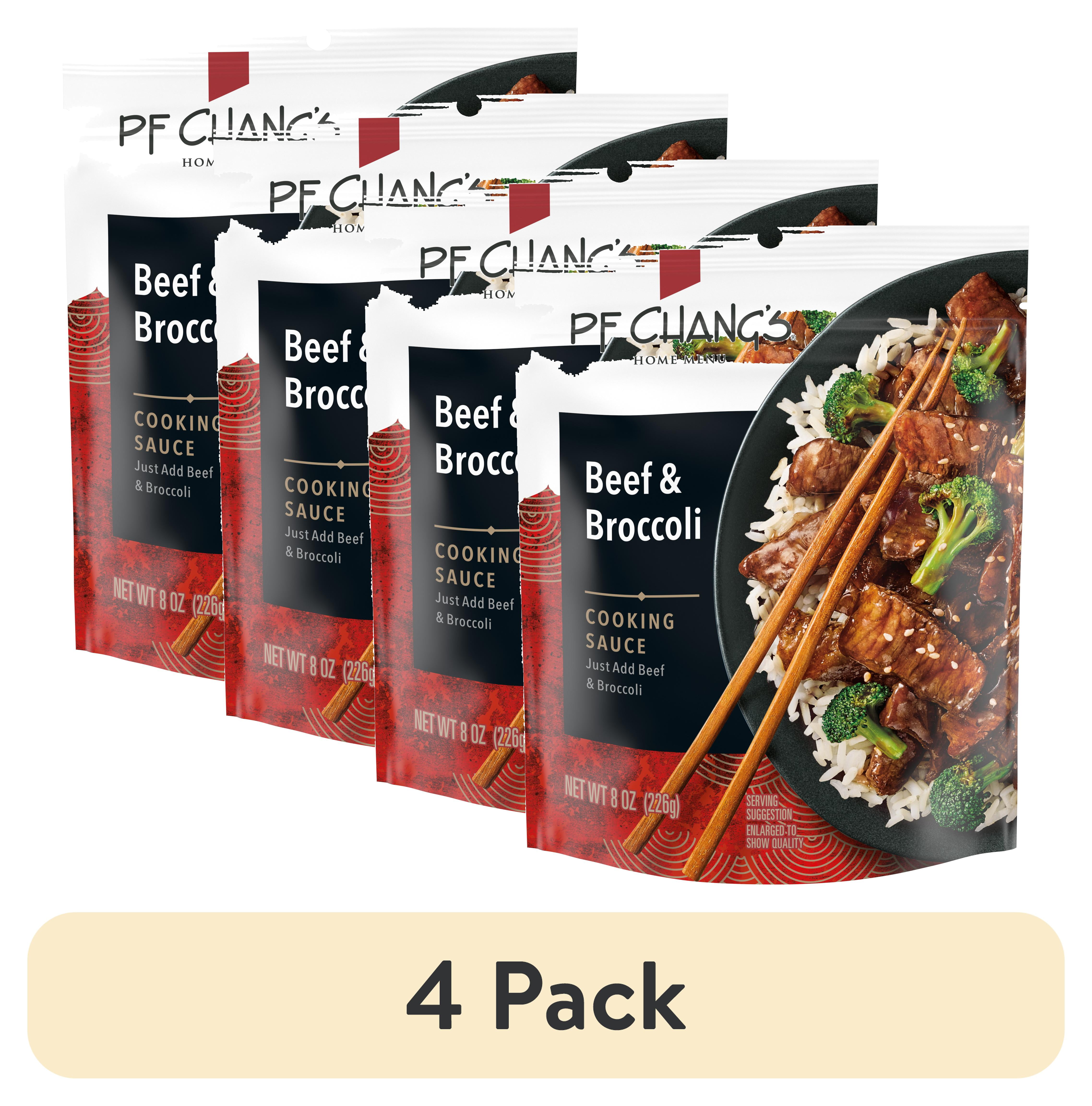 (4 pack) P.F. Chang's Home Menu Beef and Broccoli Cooking Sauce and ...