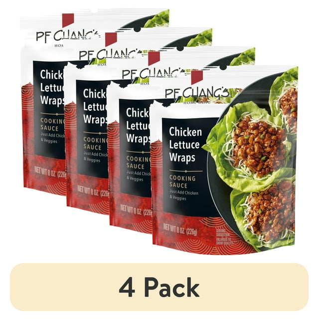 (4 pack) P.F. Chang's Home Menu Chicken Lettuce Wrap Cooking Sauce and ...