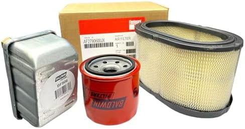 P&F Filter Kit (B179, BF806, AF27906) for Cummins Onan HDKAJ, HDKAK ...