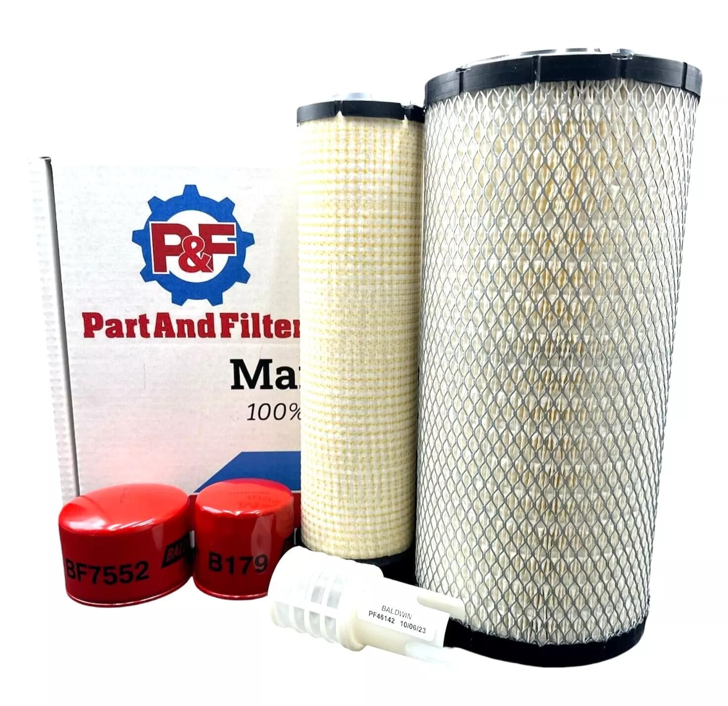P&F Filter Kit For Takeuchi TL130 With Eng. Yanmar 4TNV98-YTBL ...