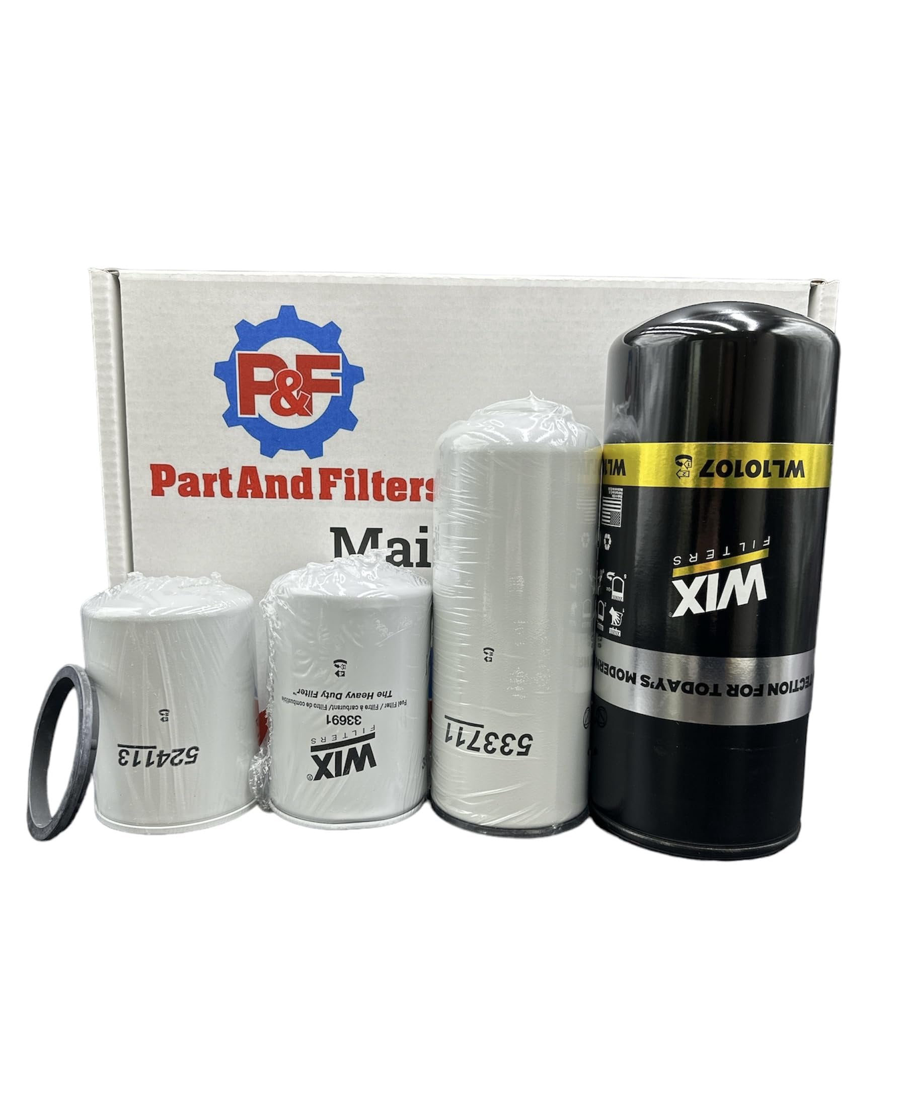 P&F Filter Kit WL10107-33711 - 33691-24113 Fits ISX Cummins Pre- 2010 ...
