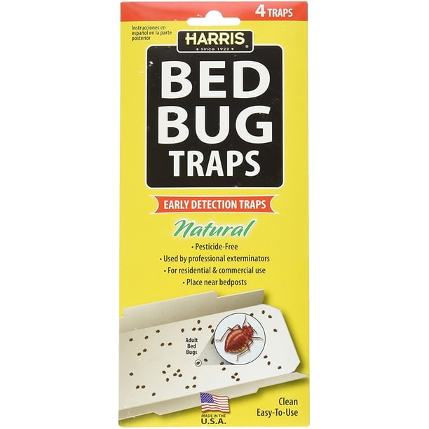 P F HARRIS Irresistible Lure Bed Bug Traps, 4 traps - Walmart Business ...