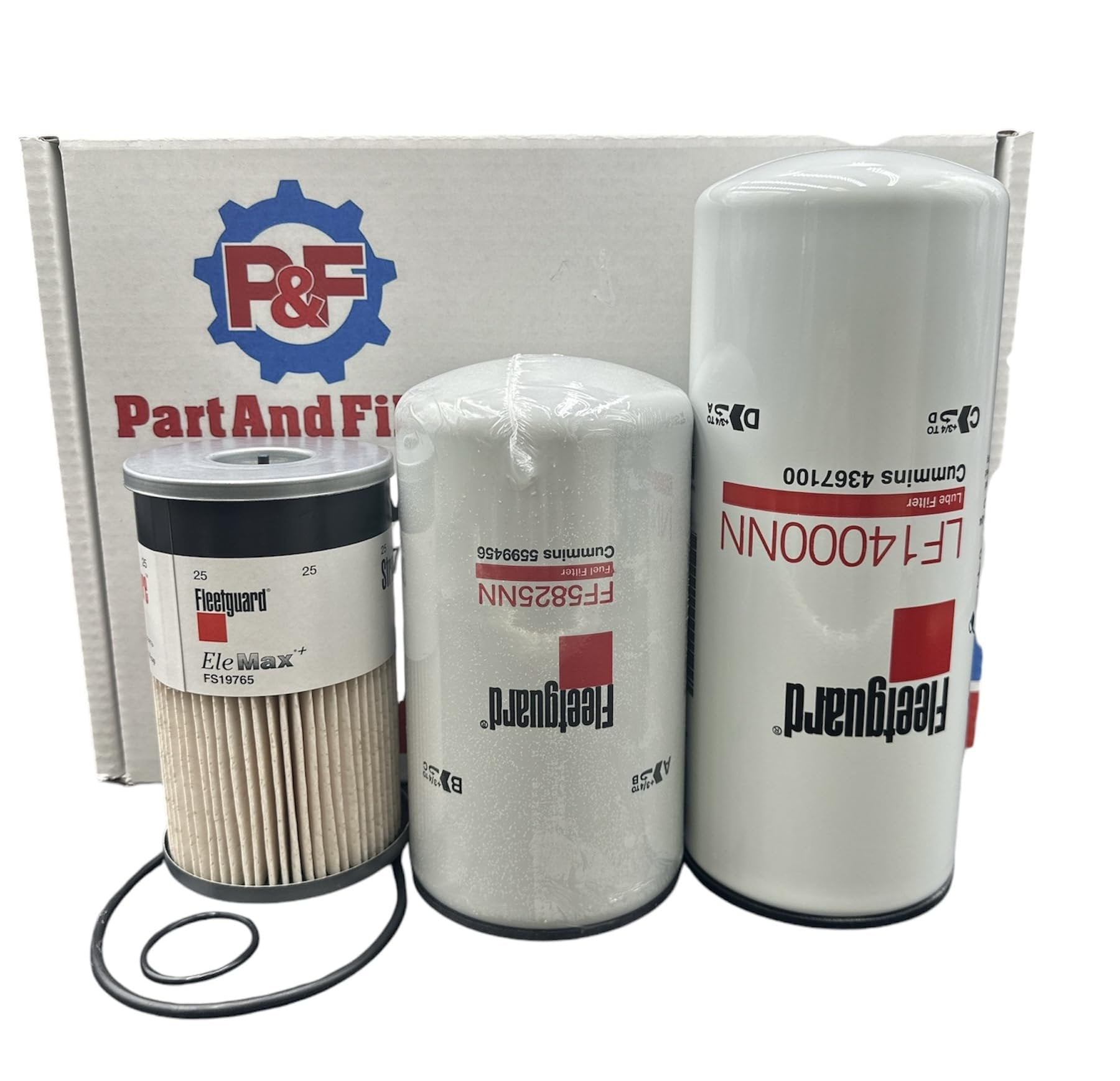 P&F Oil Change LF14000NN - FF5825NN - FS19765 Maintenance Filters Kit ...