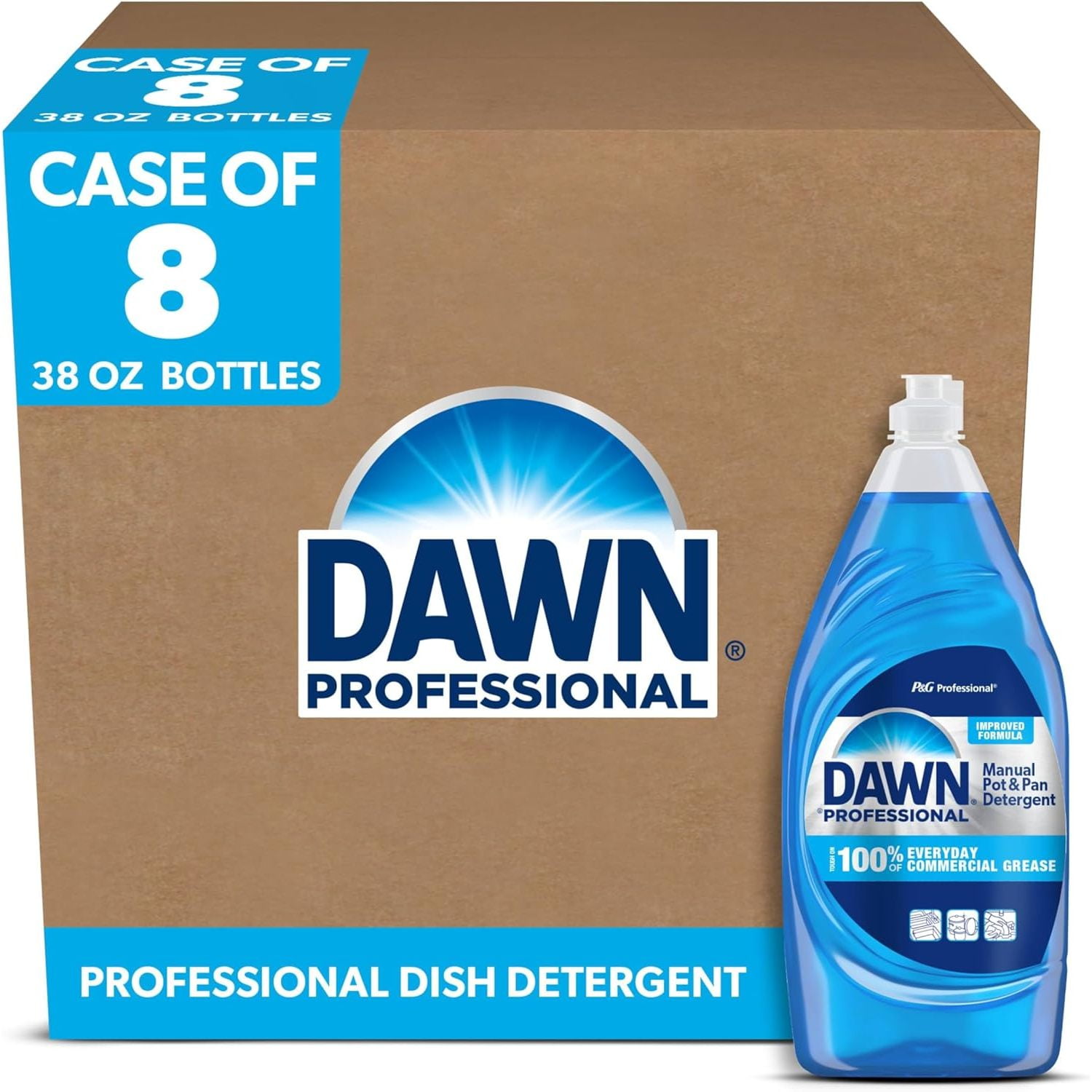 P&G Dawn Dishwashing Liquid Soap Detergent, Bulk Degreaser Removes ...