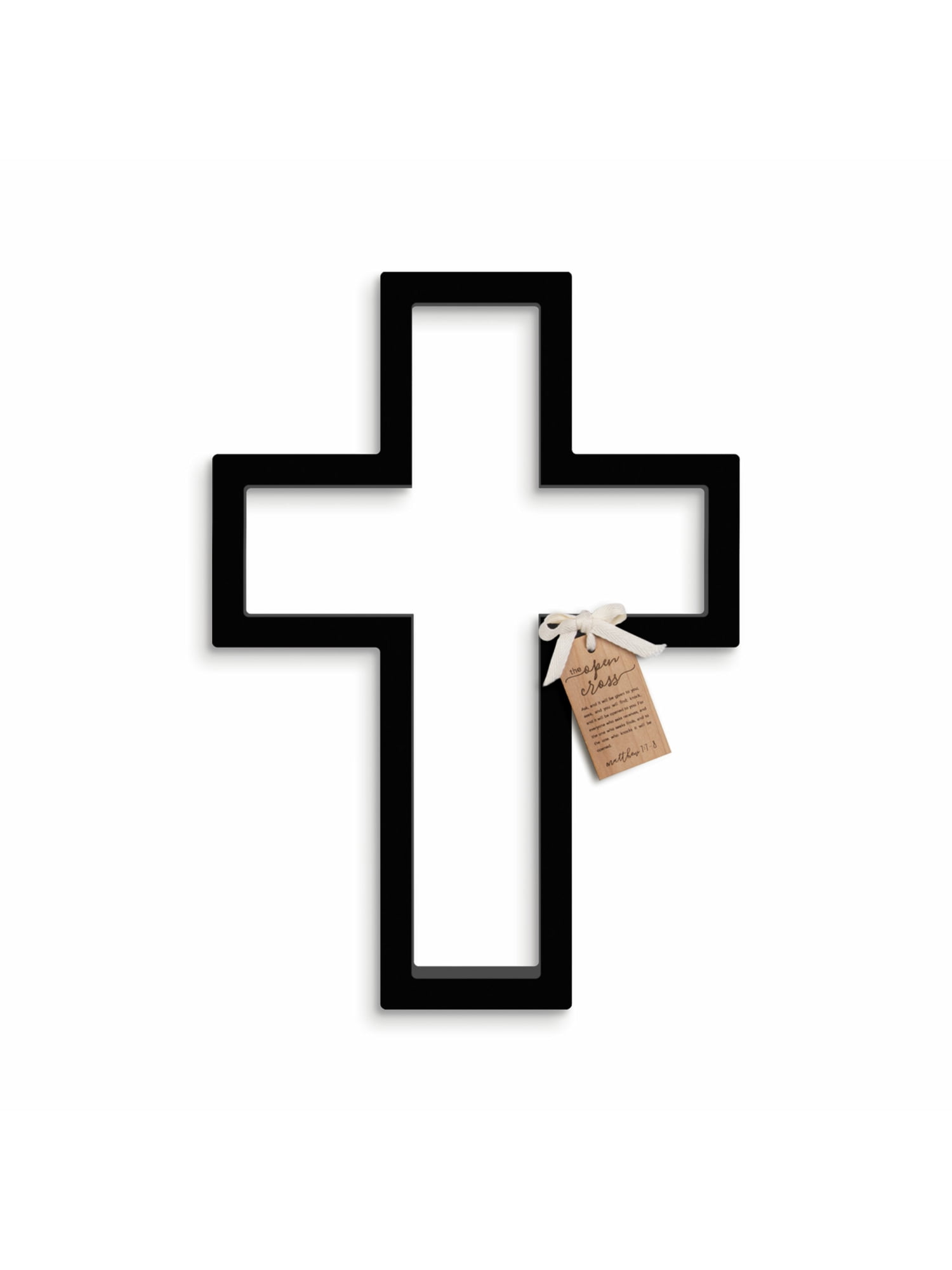 P. Graham Dunn Ask Seek Knock Decorative Open Cross, Jesus Cross ...