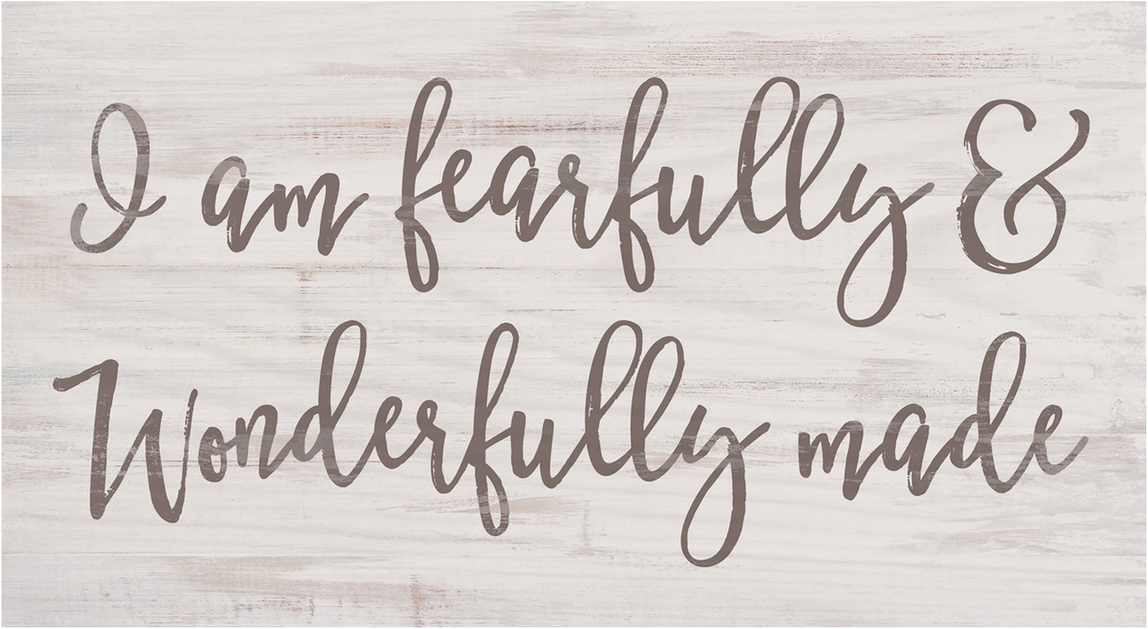 P. Graham Dunn Fearfully & Wonderfully Made Whitewash 10 x 5.5 Solid ... P. Graham Dunn Fearfully & Wonderfully Made Whitewash 10 x 5.5 Solid ...