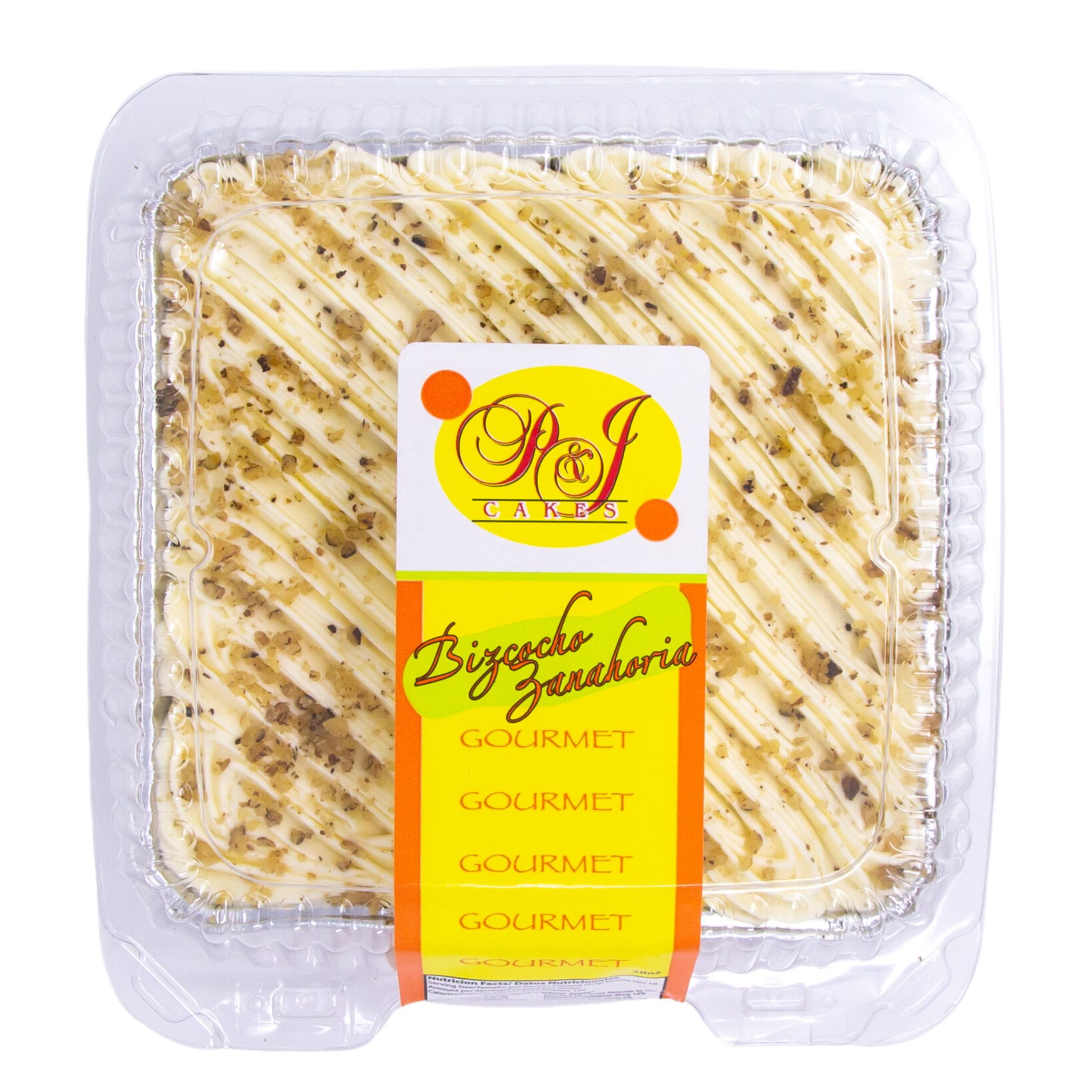 P & J Cakes, Gourmet, Carrot Cake, Cream Cheese Frosting, Shelf Stable ...