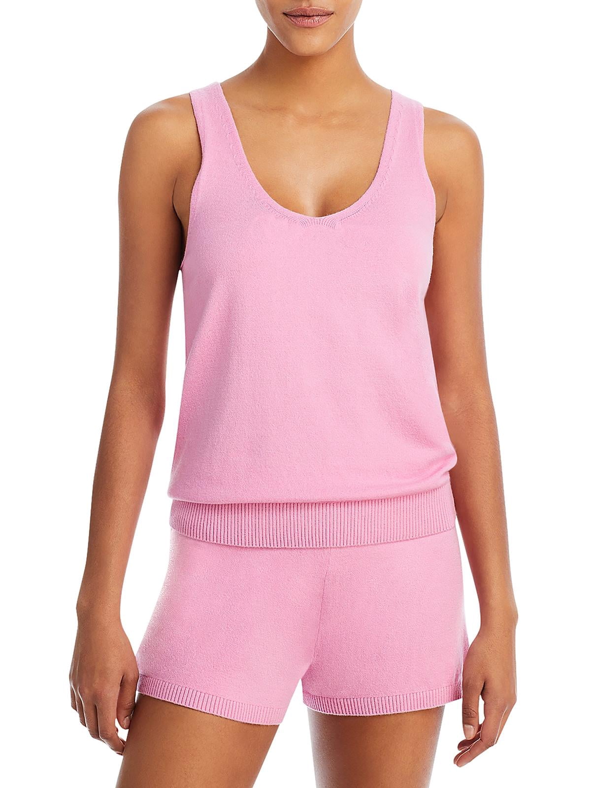 P.J. Salvage Womens Ribbed Trim Polyester Sleep Tank - Walmart.com
