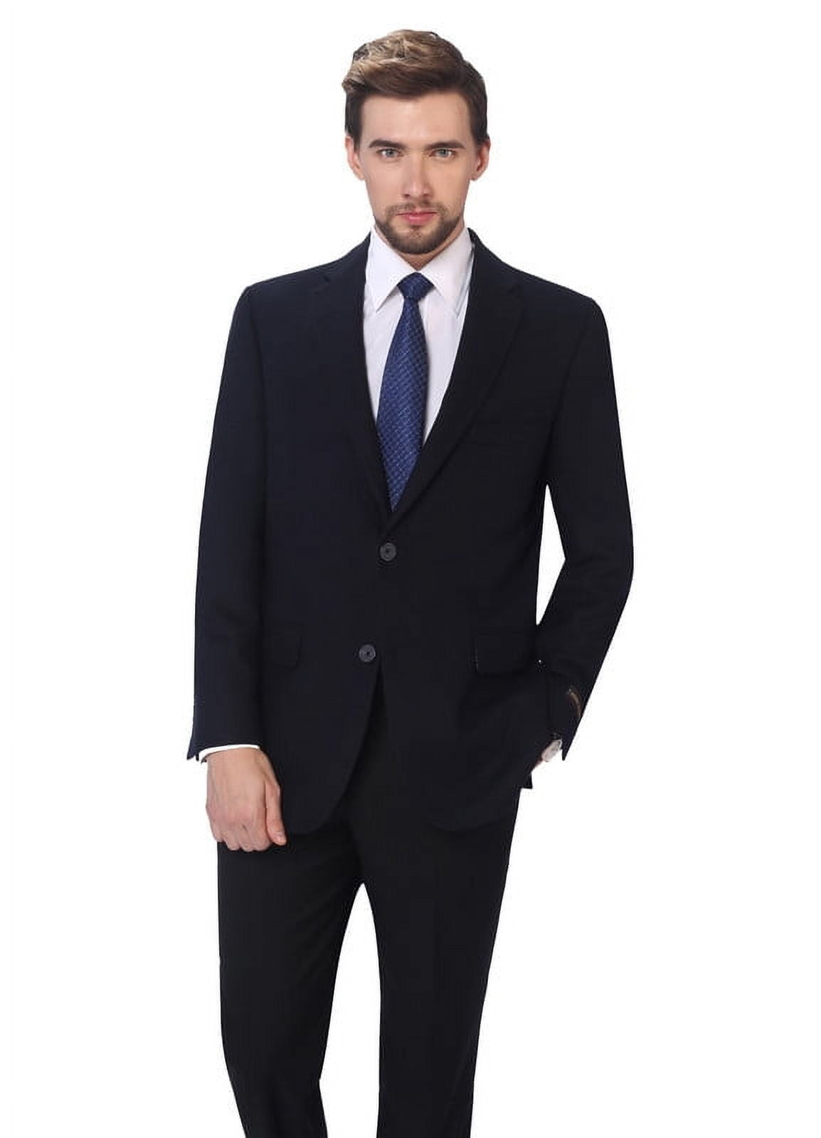 P&L Men's Blazer Premium Wool Blend Business Dress Suit Jacket ...