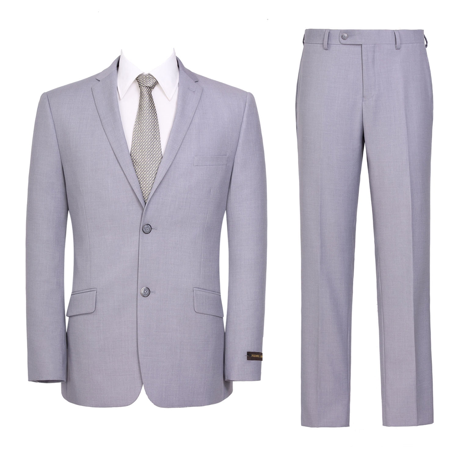P&L Men's Slim Fit Suit 2 Piece Business Wedding Prom Tux Blazer ...