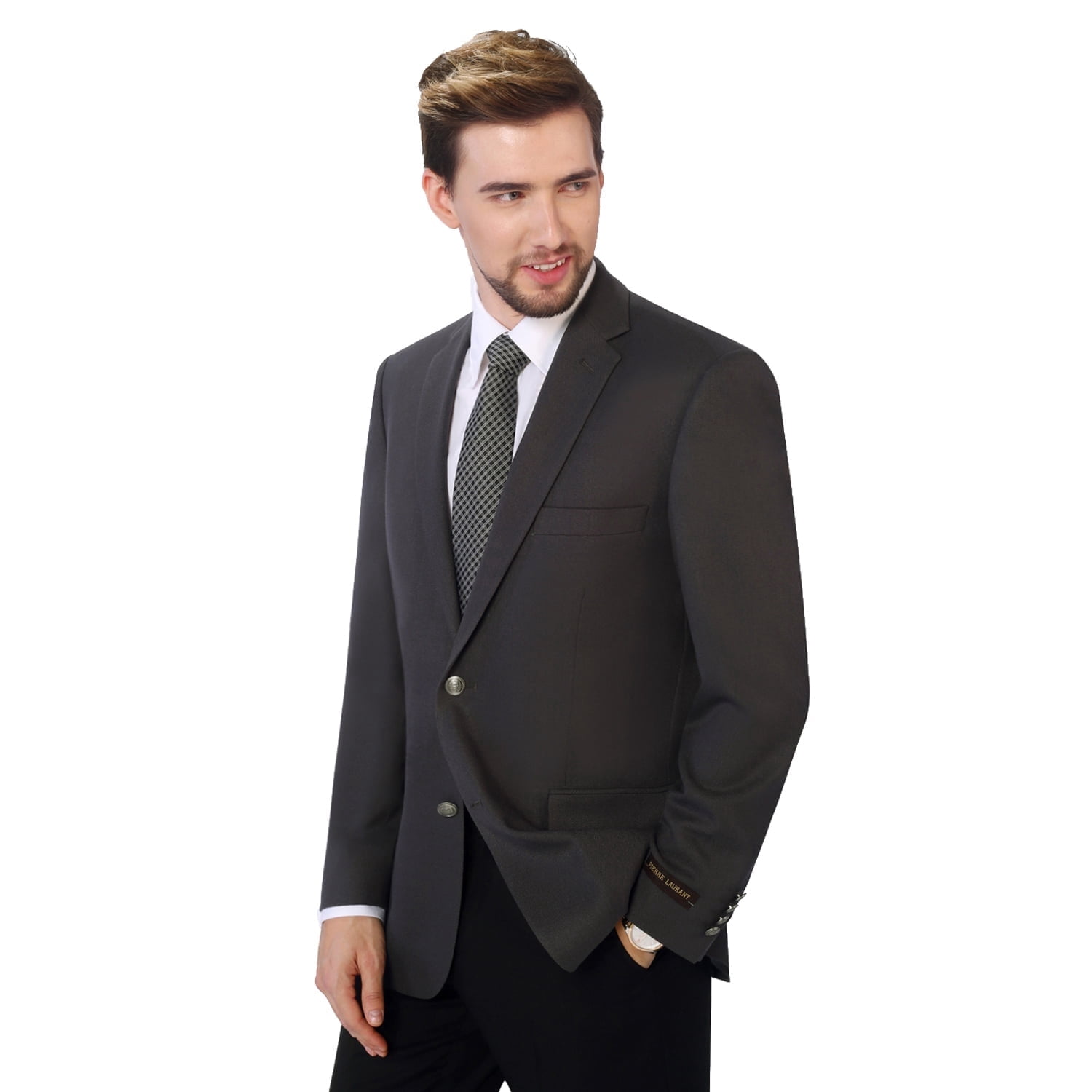 P&L Men's Classic Fit Blazer Jacket, Single Breasted 2-Button, Stretch ...