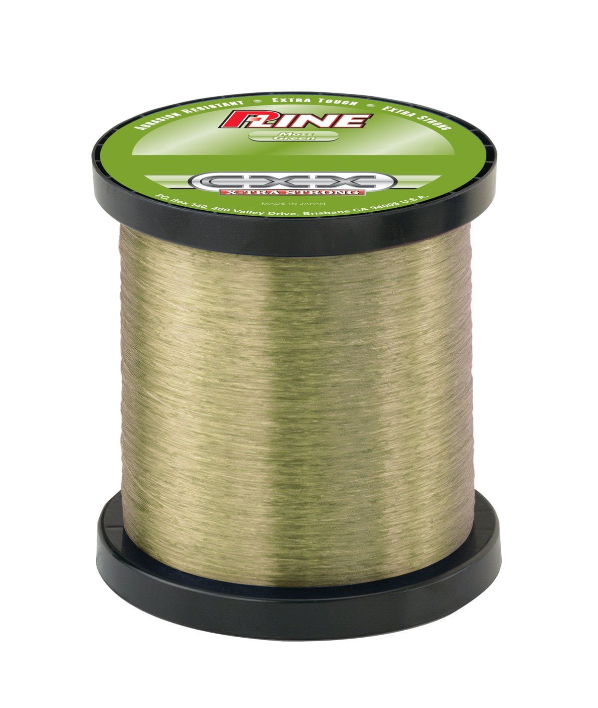 P-Line CXXQG-4 CXX X-Tra Strong Mono 4lb 600yd Spool Moss Green 1/4 ...
