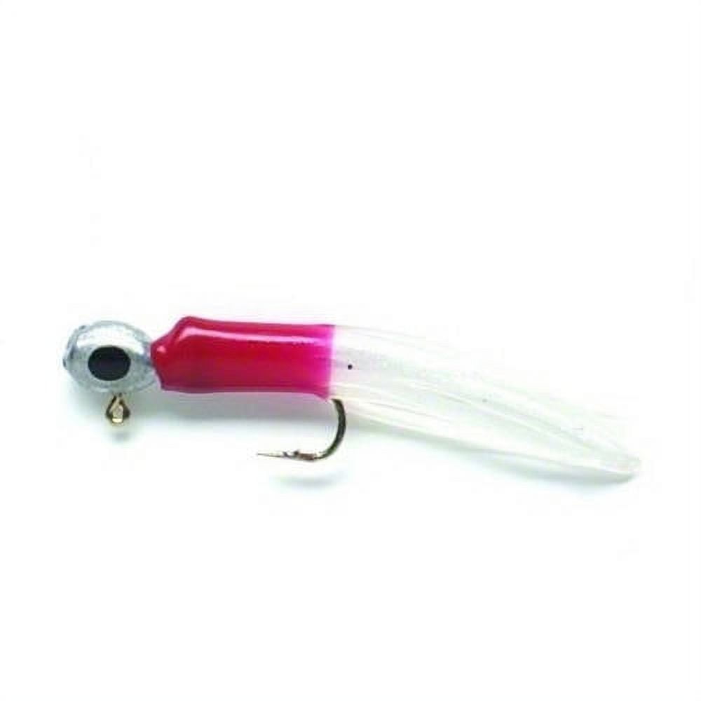P-Line Mini-Jig 1/16 oz Red/White 3-Pack - Walmart.com