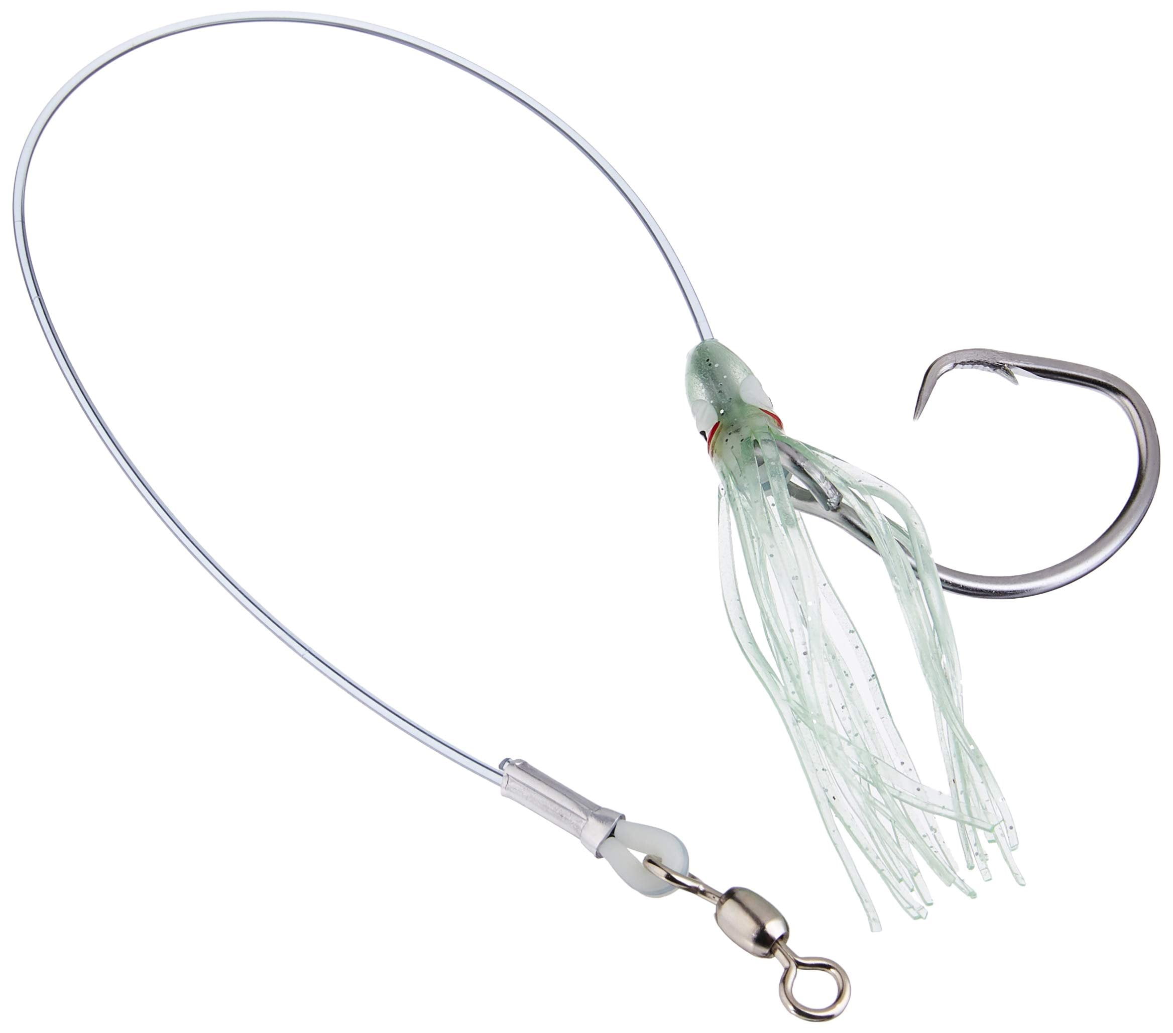 P-Line PAHR16/0-500HO Alaska Halibut Rig 500 Lb 16/0 with Glow Skirt ...