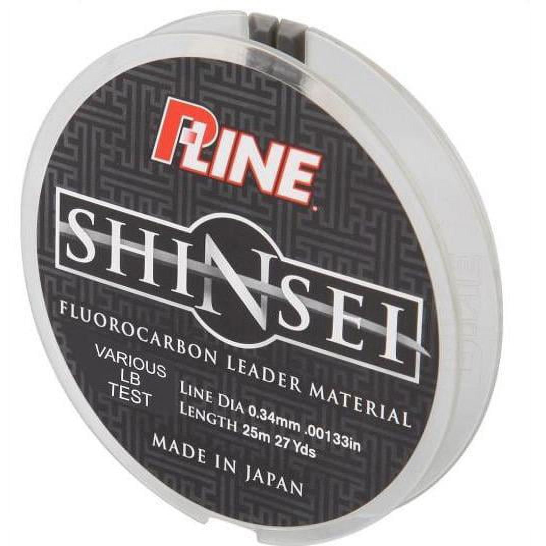 P-Line Shinsei Clear 100% Pure Fluorocarbon Leader 27 Yards - Walmart.com