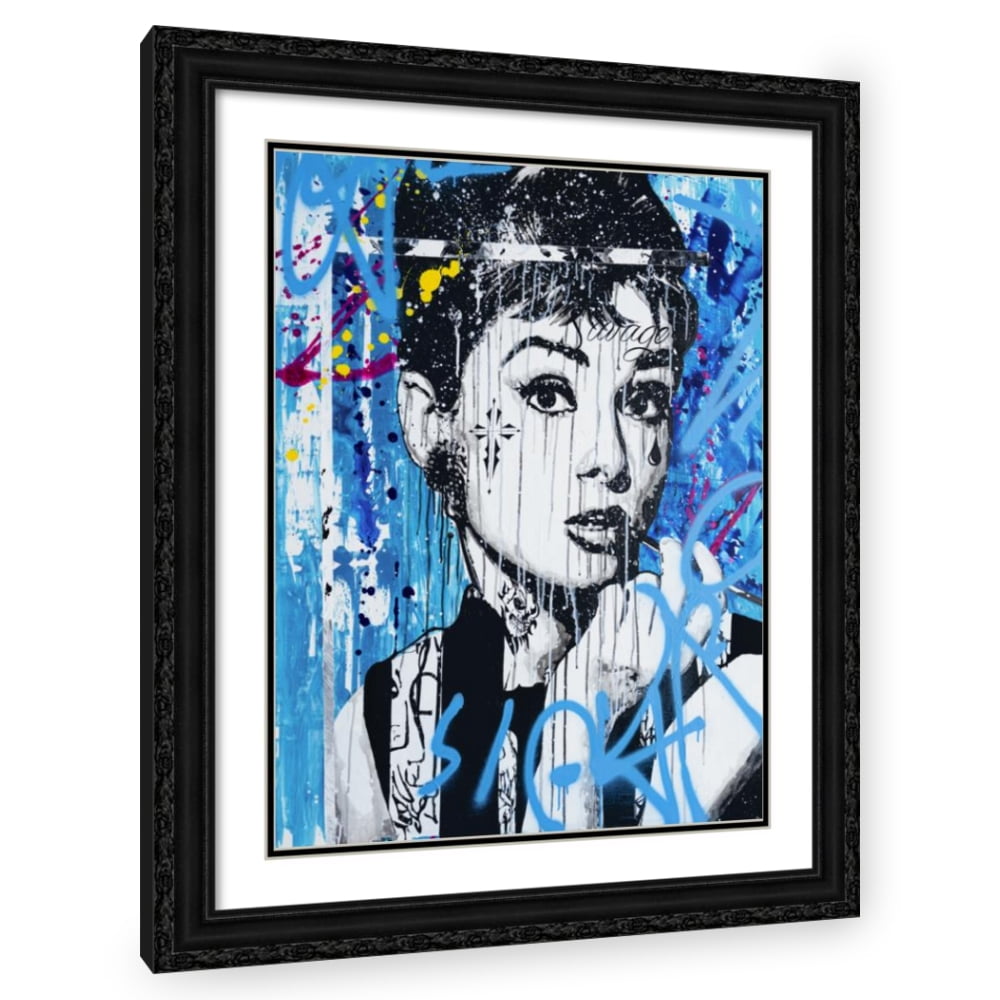 P Muir 11x14 Black Ornate Wood Framed With Double Matting Wall Art ...